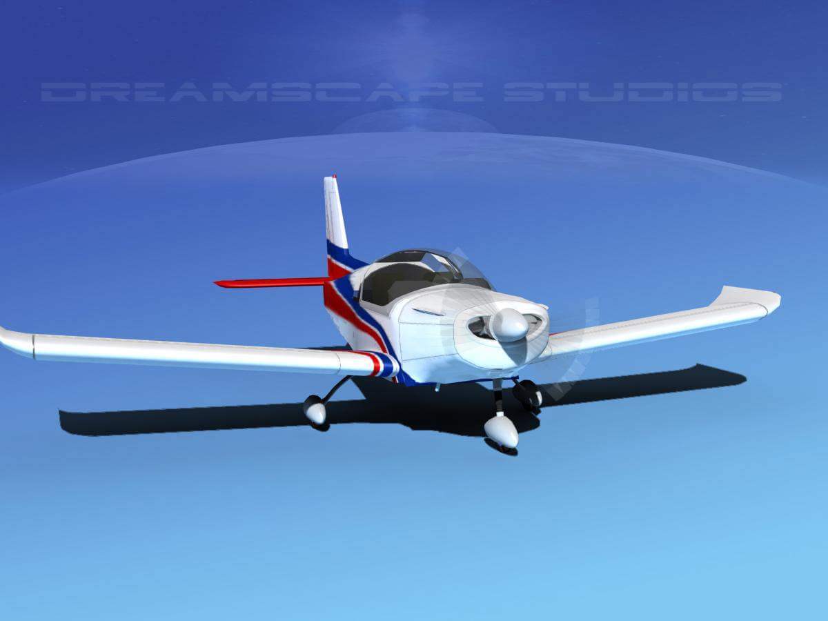 Zlin 242 V01 - 3D Model by Dreamscape Studios