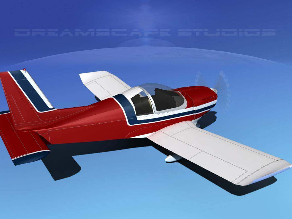 Zlin 242 V07 - 3D Model by Dreamscape Studios