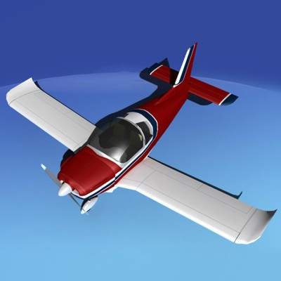 Zlin 242 V07 - 3D Model by Dreamscape Studios