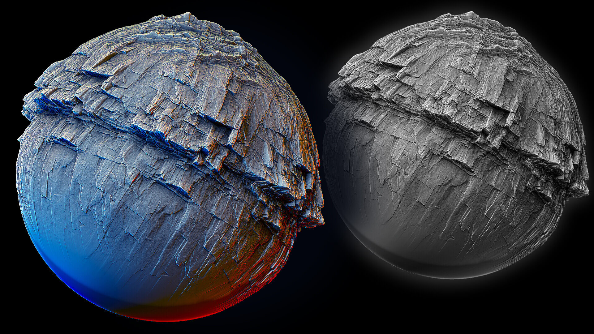 HQ Terrain/Rock Sculpt Seamless Zbrush Brushes + Alphas V1 - Brush or ...