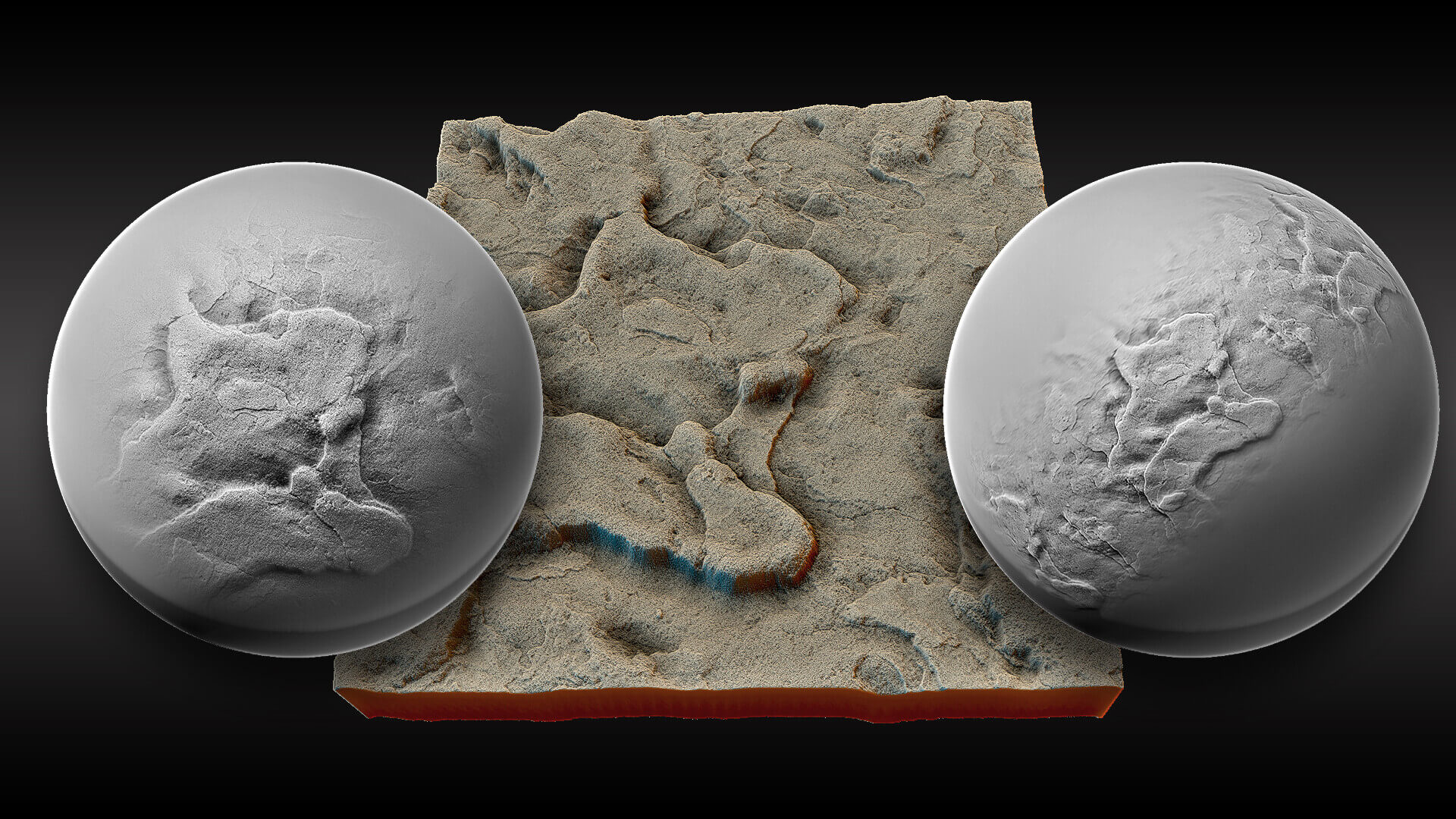 HQ Terrain/Rock Sculpt Seamless Zbrush Brushes + Alphas V1 - Brush or ...