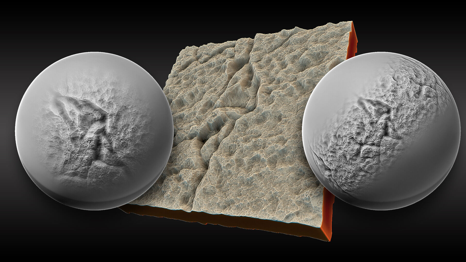 HQ Terrain/Rock Sculpt Seamless Zbrush Brushes + Alphas V1 - Brush or ...