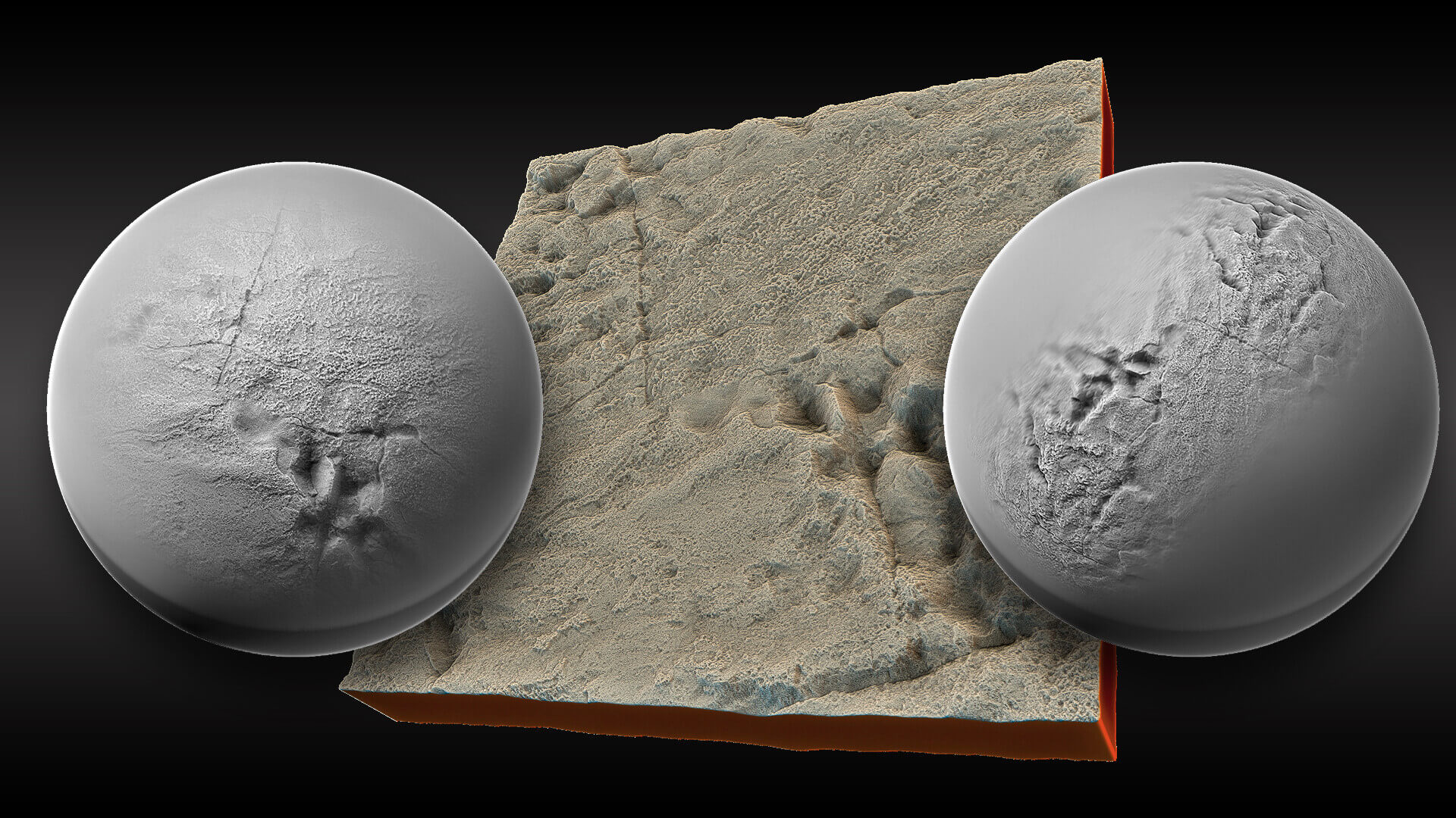 HQ Terrain/Rock Sculpt Seamless Zbrush Brushes + Alphas V1 - Brush or ...