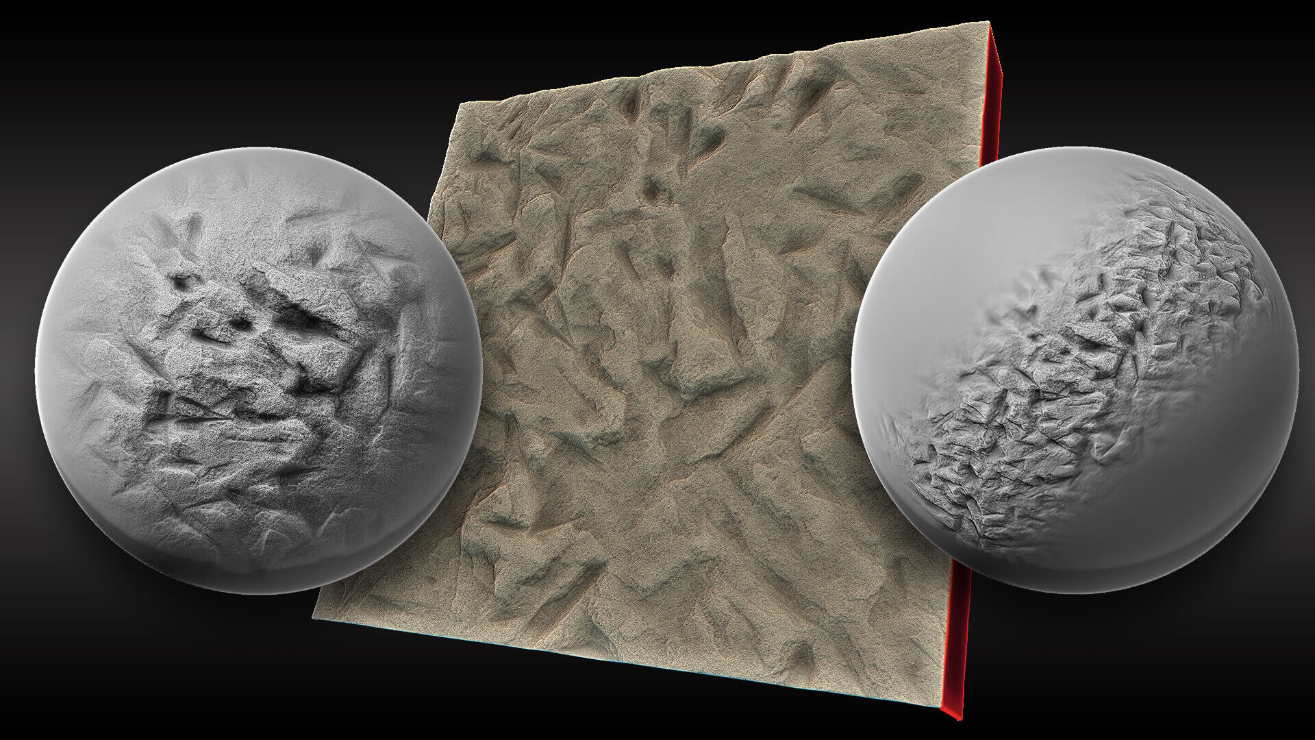 HQ Terrain/Rock Sculpt Seamless Zbrush Brushes + Alphas V1 - Brush or ...