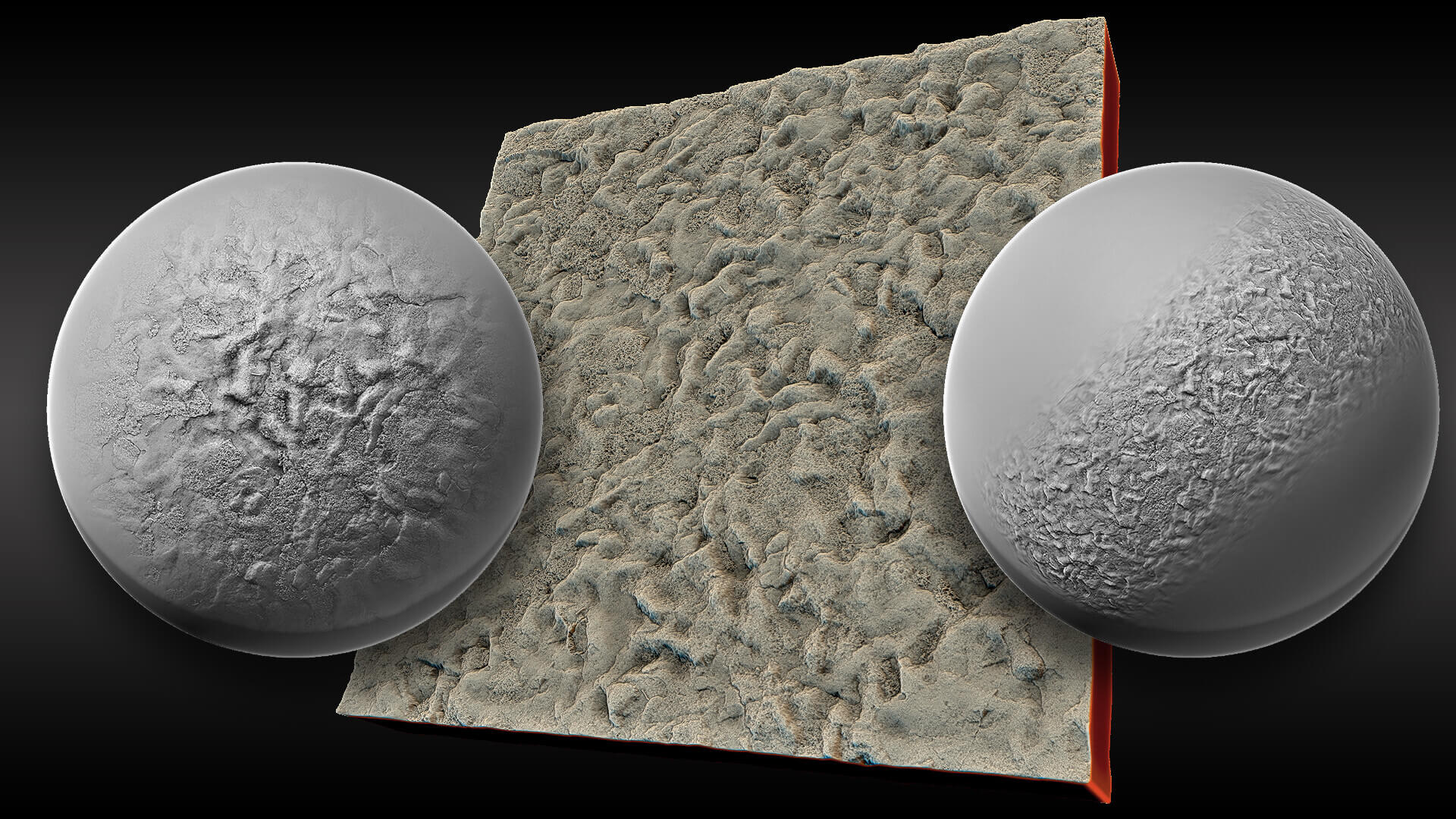 HQ Terrain/Rock Sculpt Seamless Zbrush Brushes + Alphas V1 - Brush or ...
