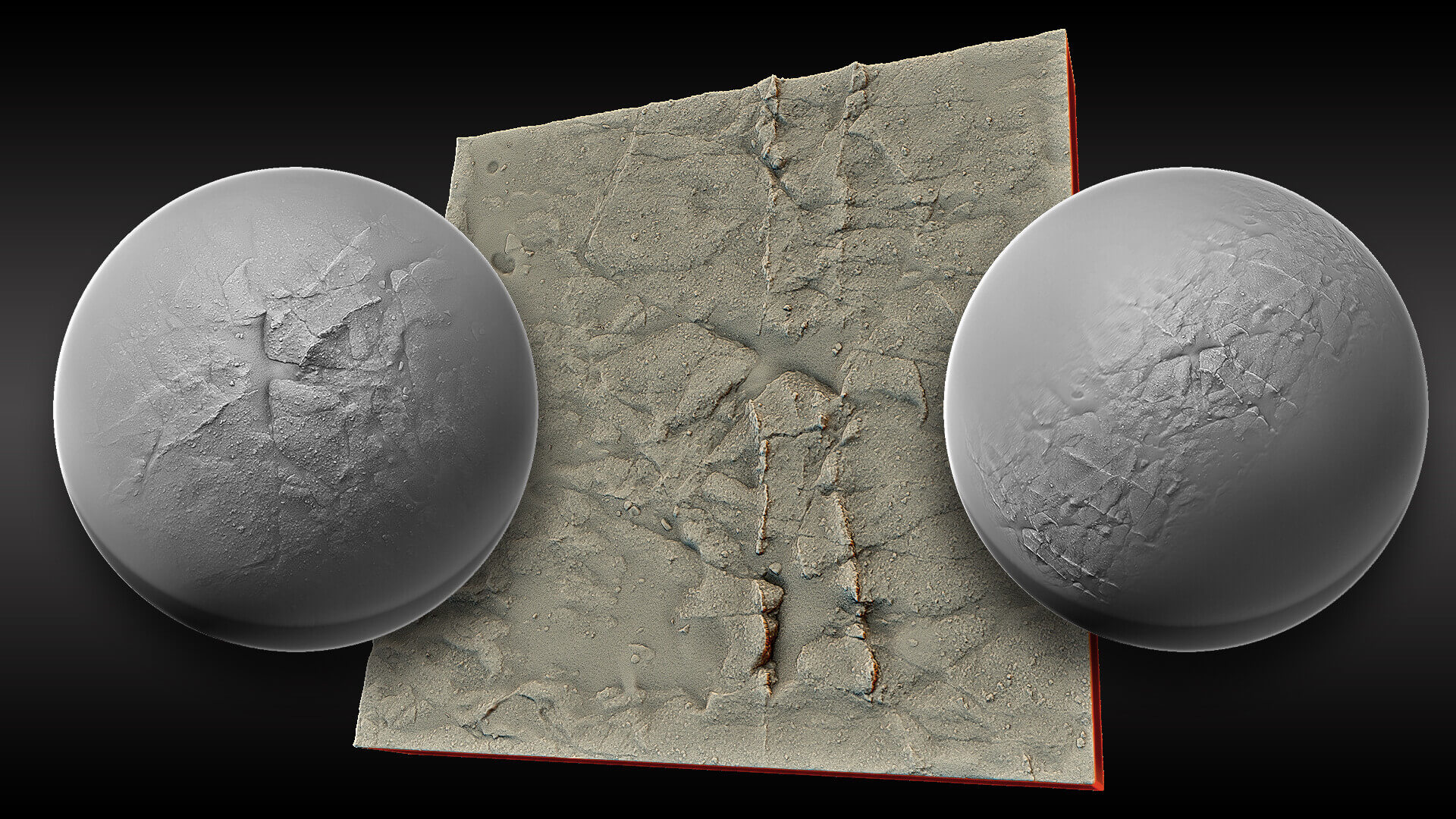 HQ Terrain/Rock Sculpt Seamless Zbrush Brushes + Alphas V1 - Brush or ...