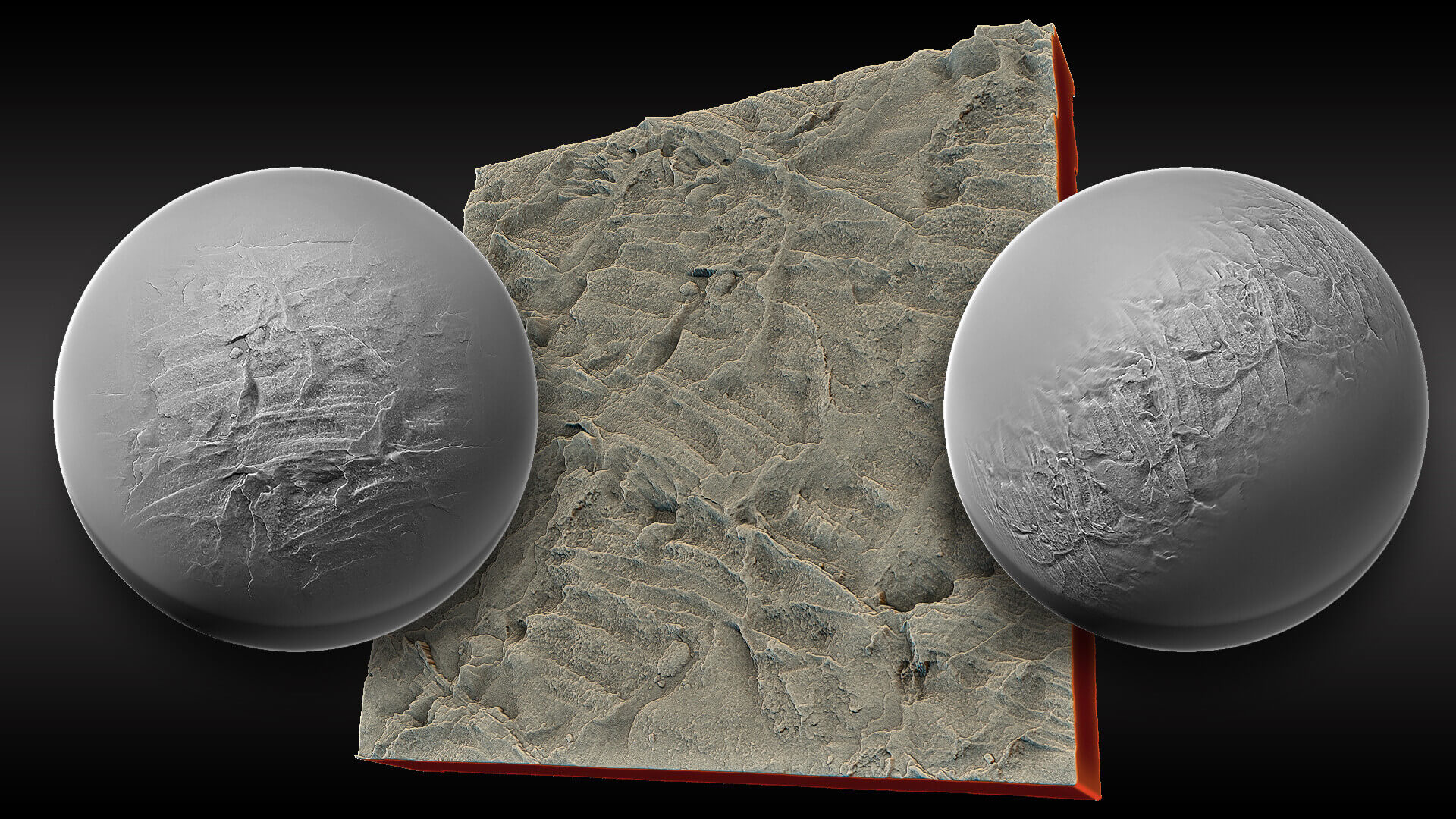 HQ Terrain/Rock Sculpt Seamless Zbrush Brushes + Alphas V1 - Brush or ...