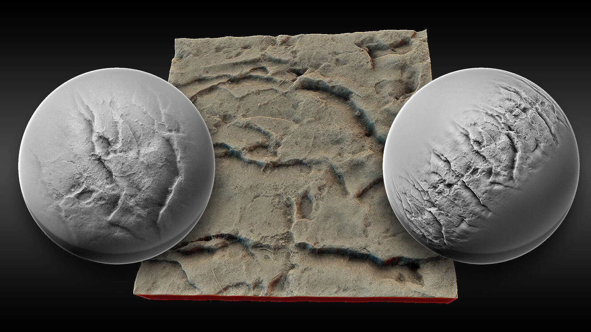 HQ Terrain/Rock Sculpt Seamless Zbrush Brushes + Alphas V1 - Brush or ...