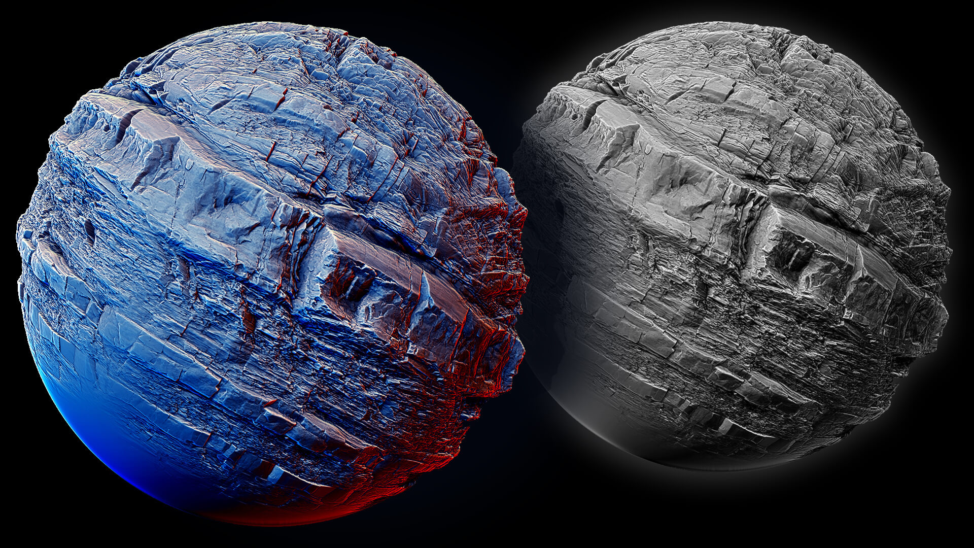 HQ Terrain/Rock Sculpt Seamless Zbrush Brushes + Alphas V4 - Brush or ...