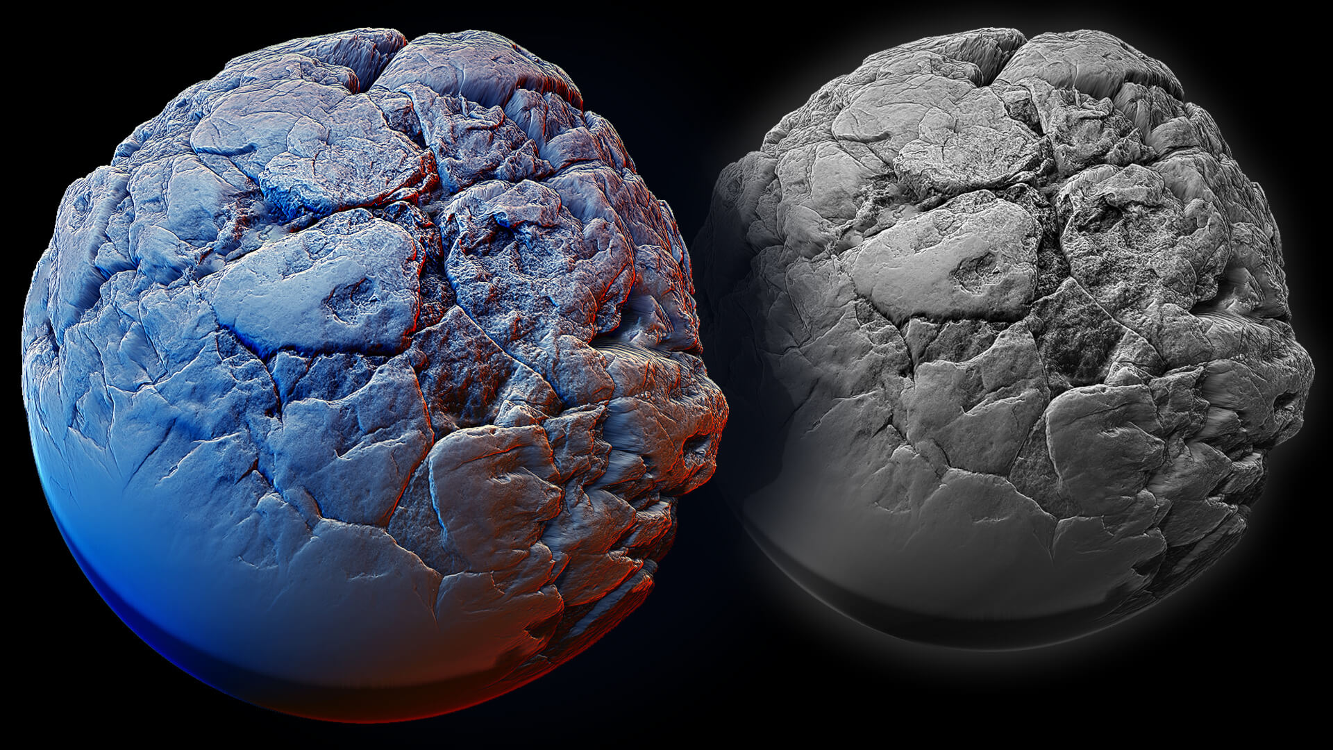 HQ Terrain/Rock Sculpt Seamless Zbrush Brushes + Alphas V4 - Brush or ...