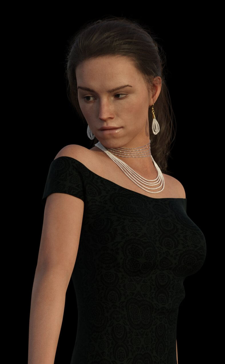 Daisy 3D Render, Digital Art by drfarr87