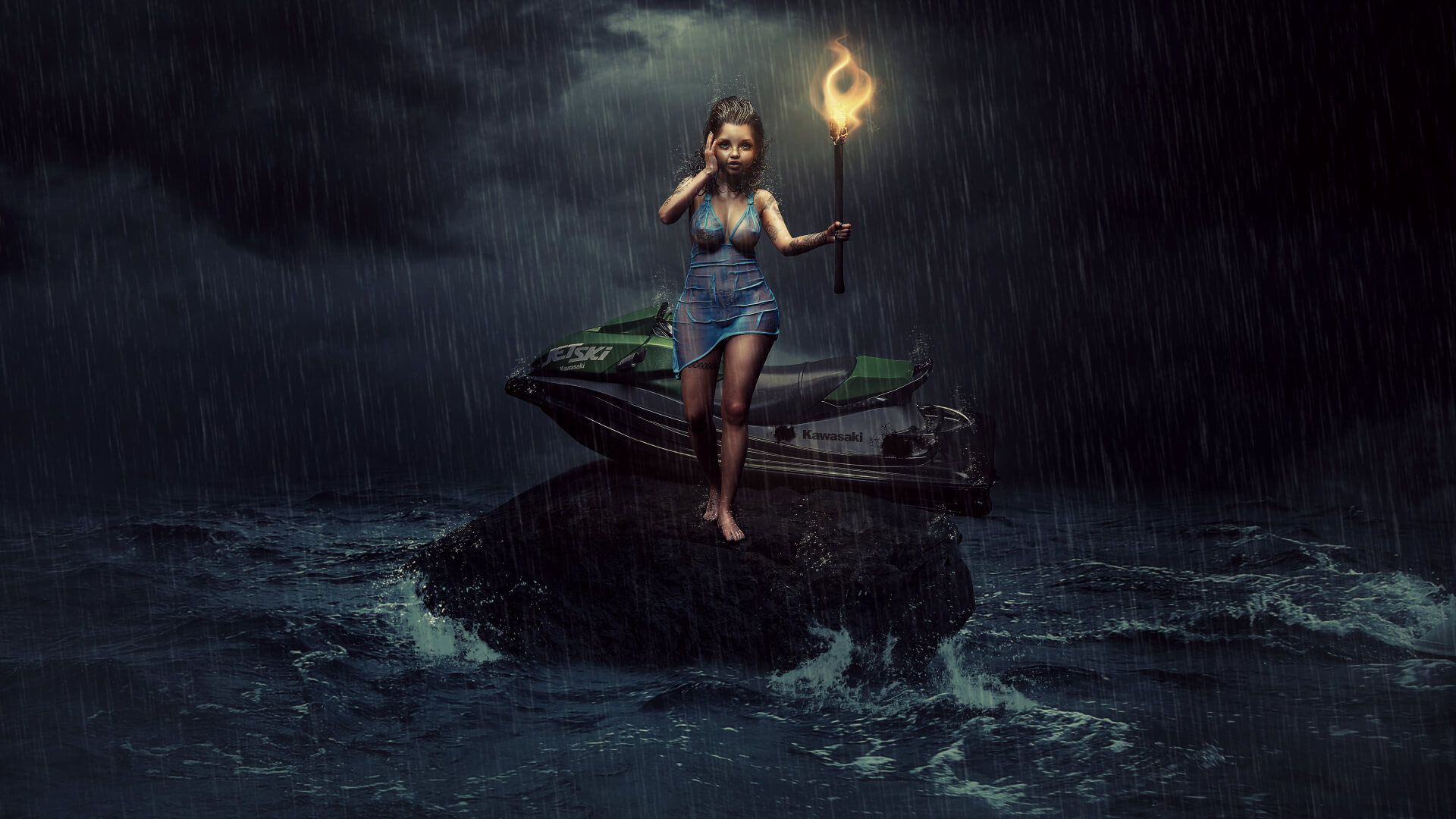 Oops what now by Drina | RenderHub Wallpapers