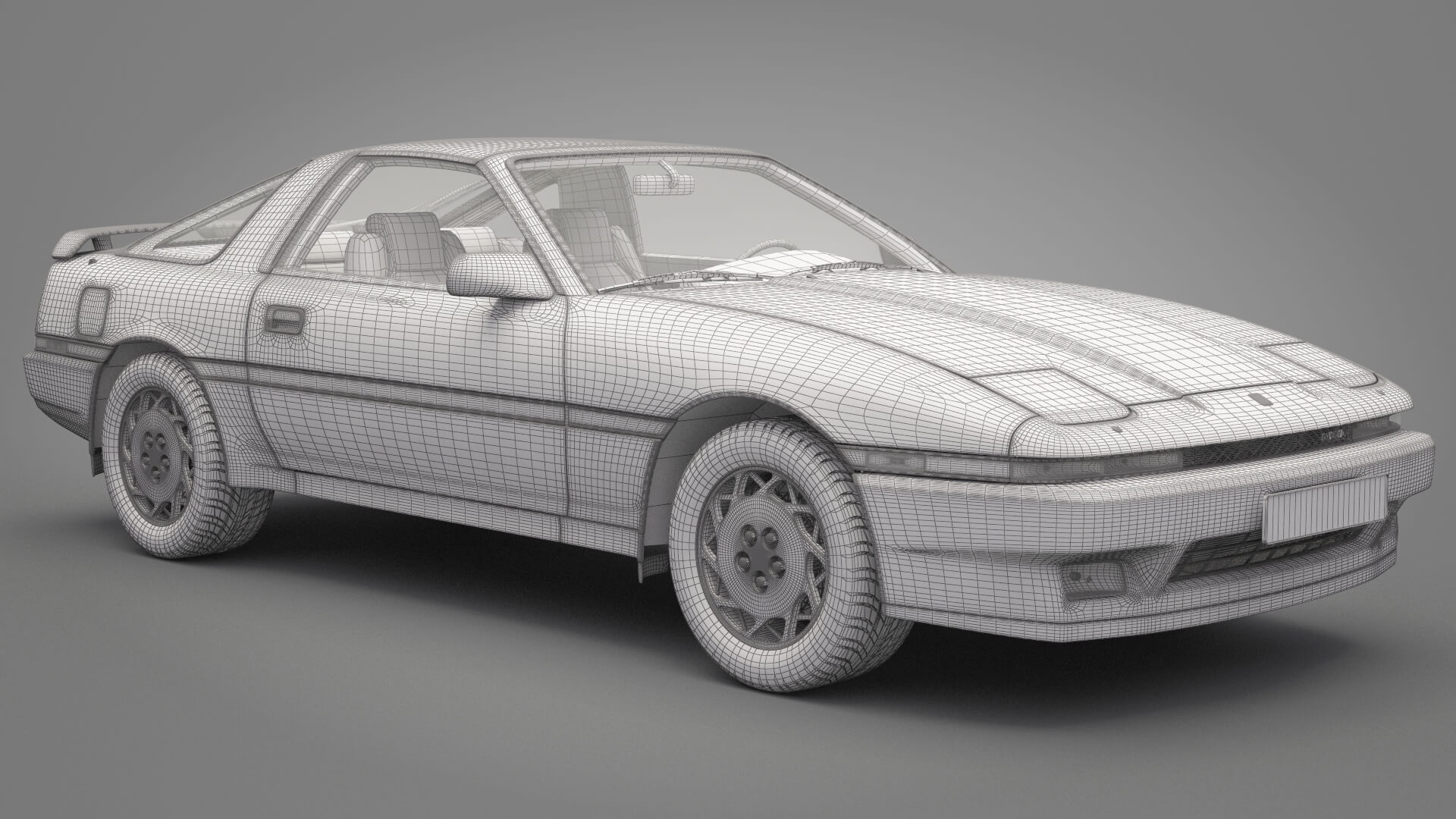 1986 Toyota Supra Liftback - 3D Model by DrivenDesigns3D
