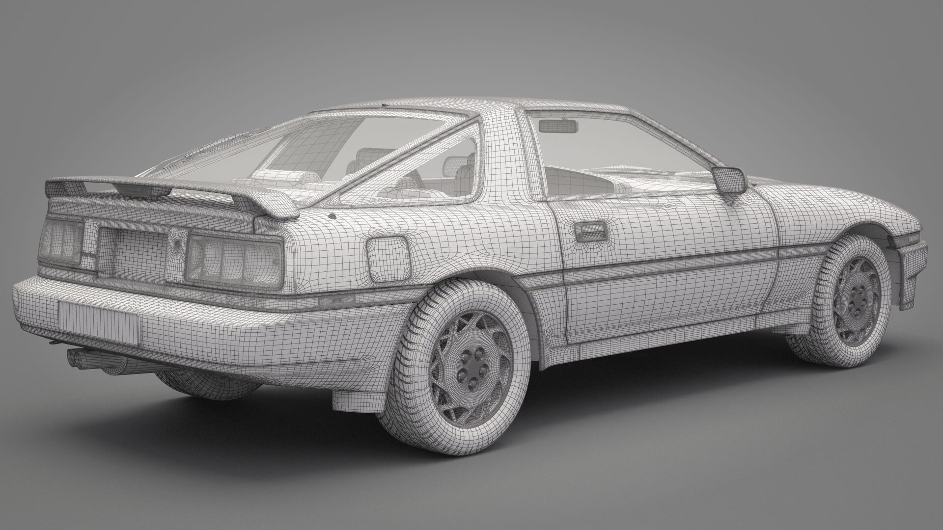 1986 Toyota Supra Liftback - 3D Model by DrivenDesigns3D