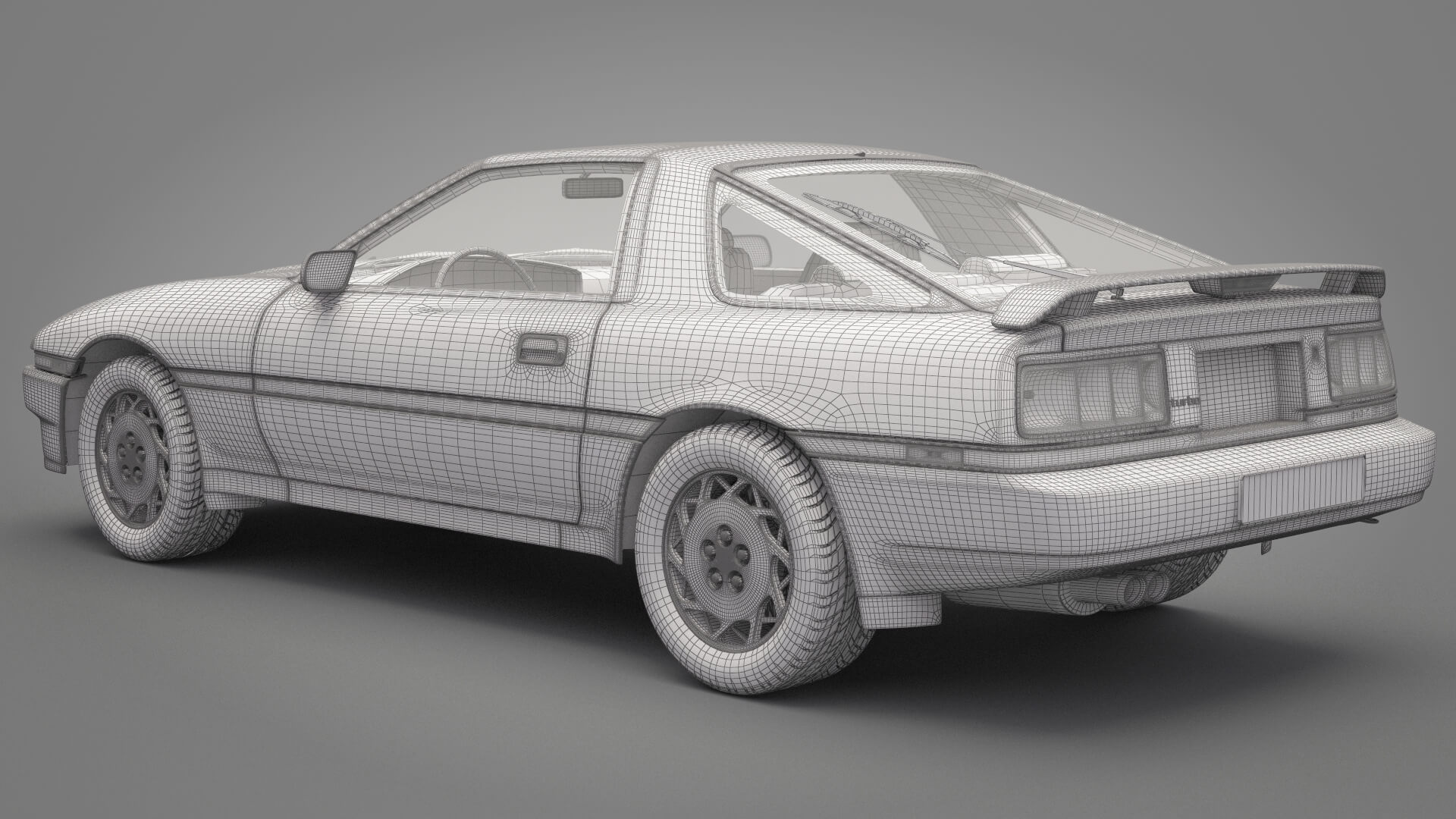1986 Toyota Supra Liftback - 3D Model by DrivenDesigns3D