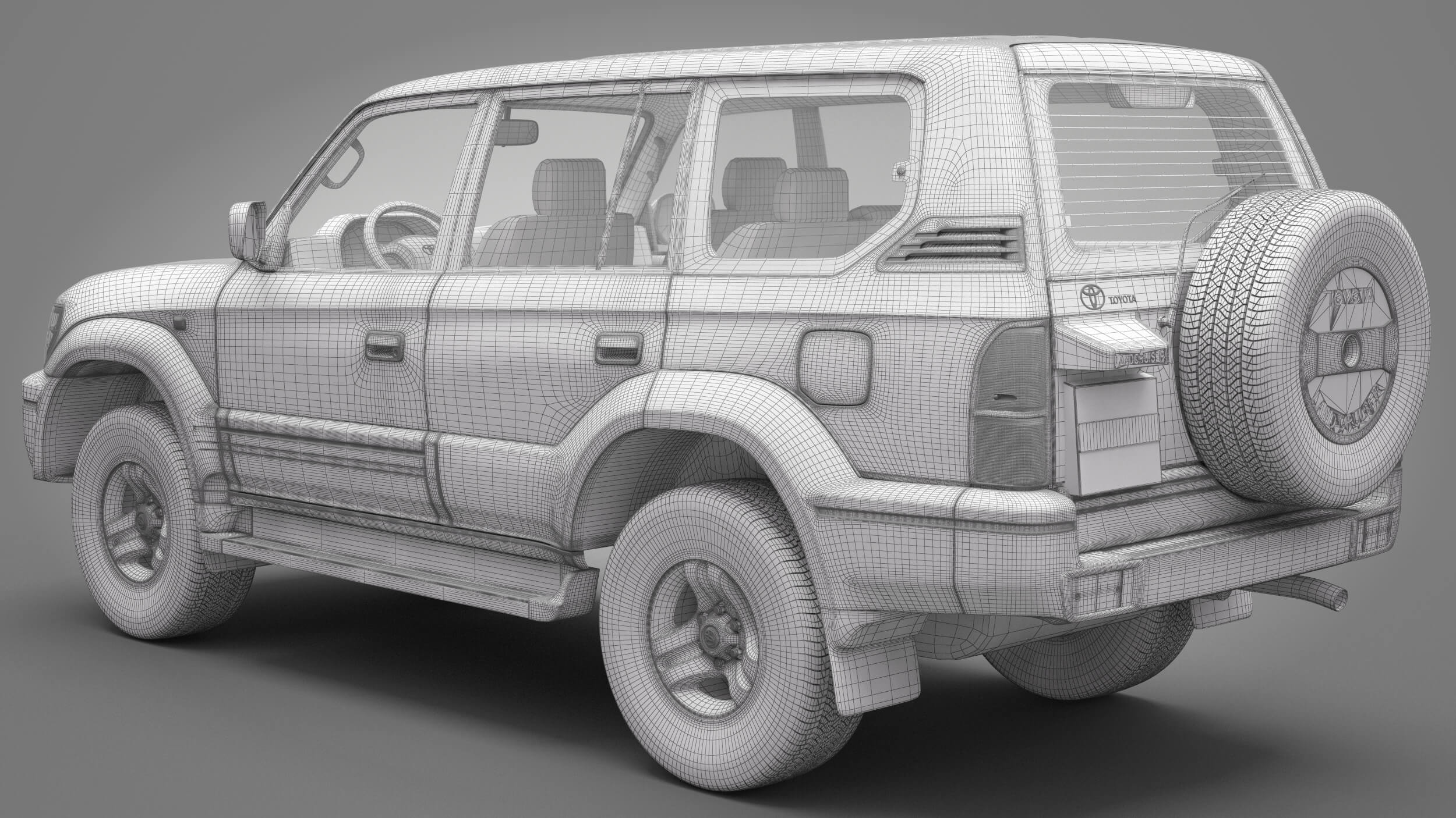 Toyota Land Cruiser Prado 1999 - 3D Model by DrivenDesigns3D