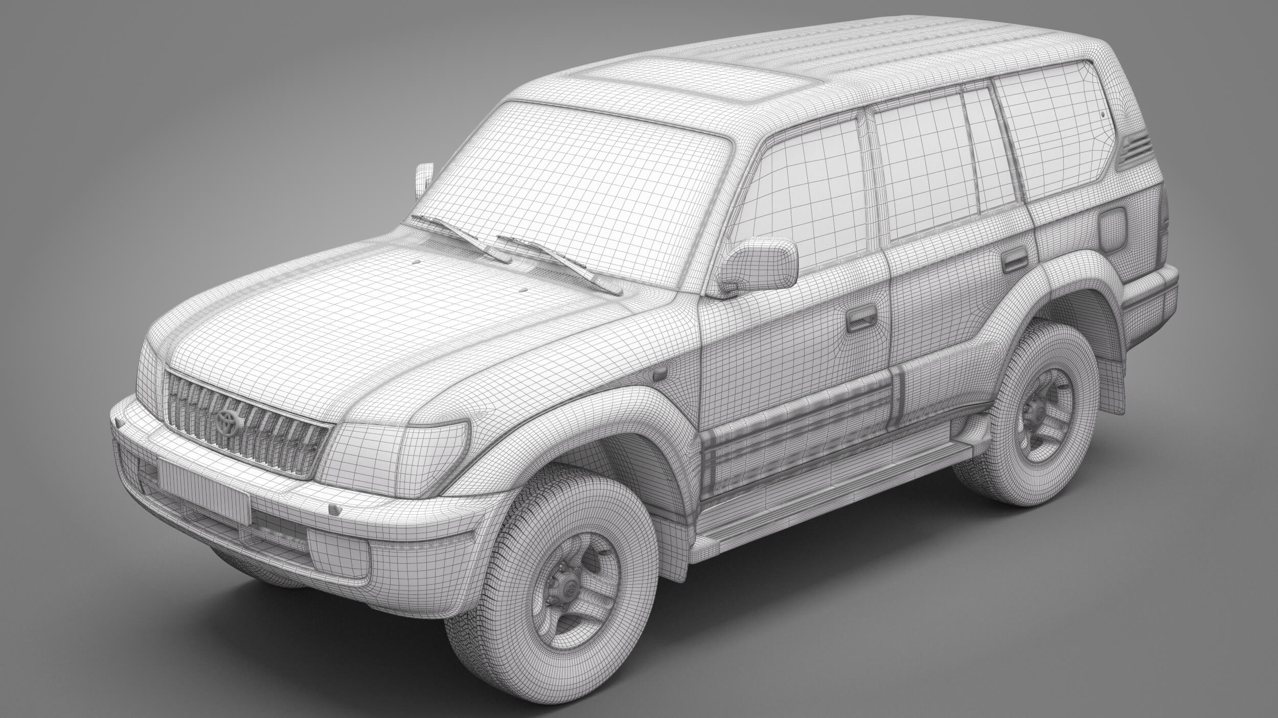 Toyota Land Cruiser Prado 1999 - 3D Model by DrivenDesigns3D