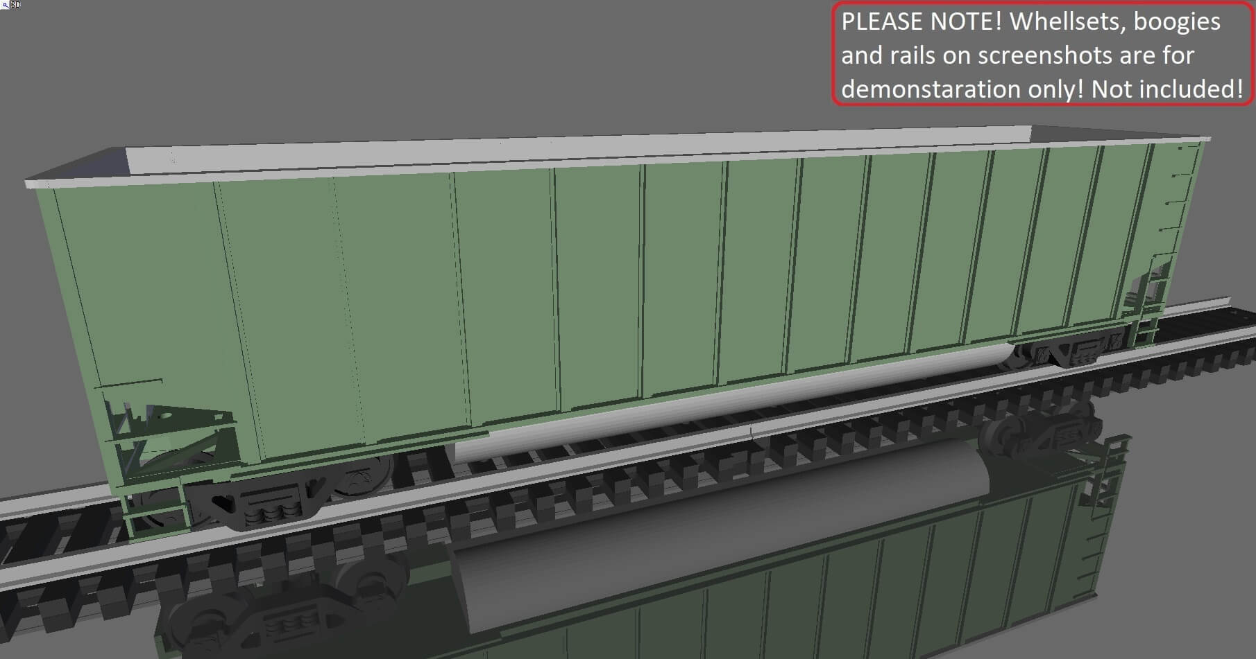 BethGon Coalporter 1982 Coal Hopper in HO Scale - 3D Model by DriverUA