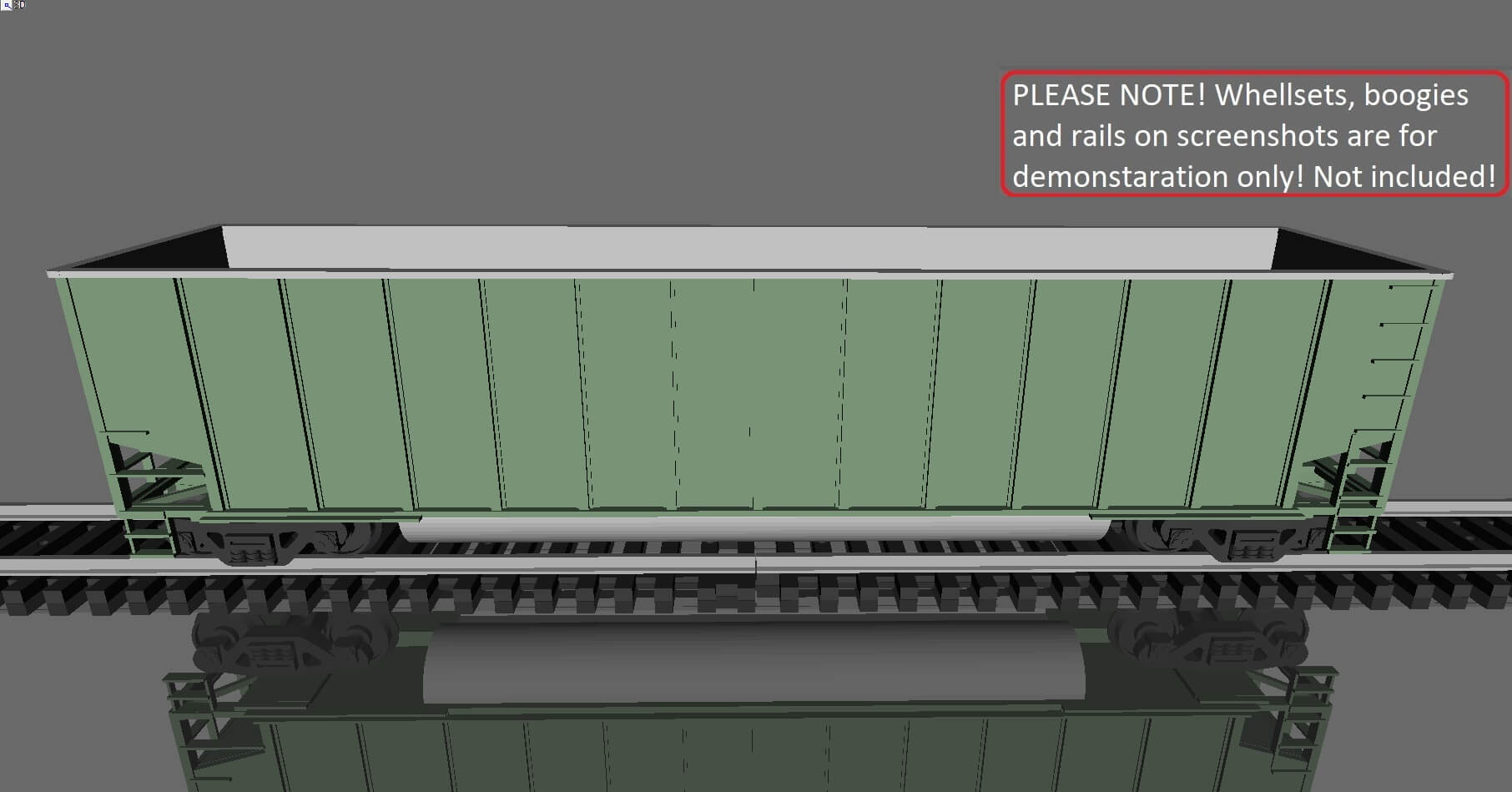 BethGon Coalporter 1982 Coal Hopper in HO Scale - 3D Model by DriverUA