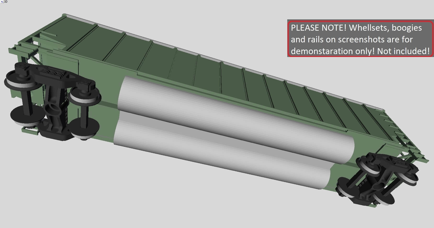 BethGon Coalporter 1982 Coal Hopper in HO Scale - 3D Model by DriverUA