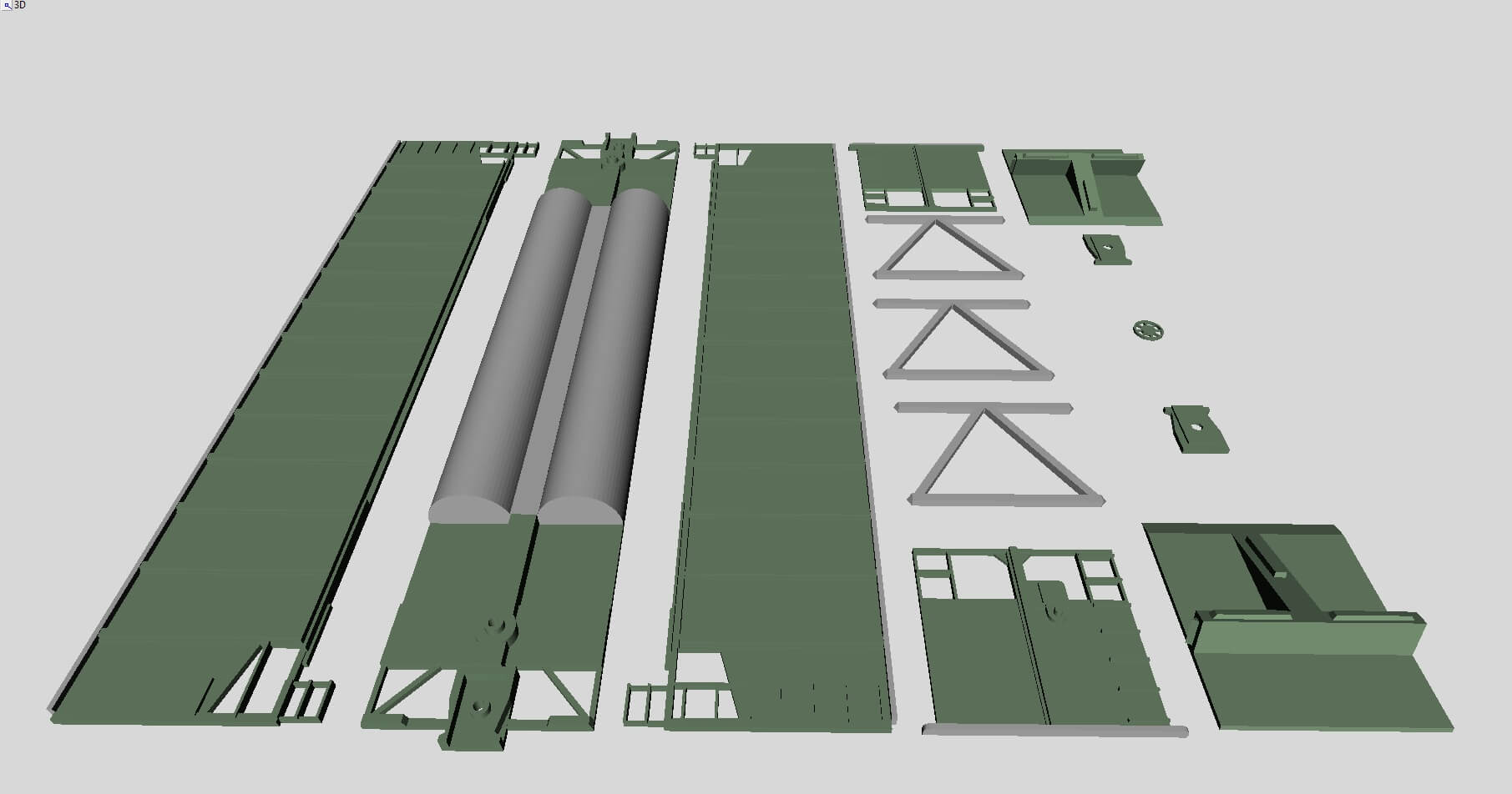 BethGon Coalporter 1982 Coal Hopper in HO Scale - 3D Model by DriverUA