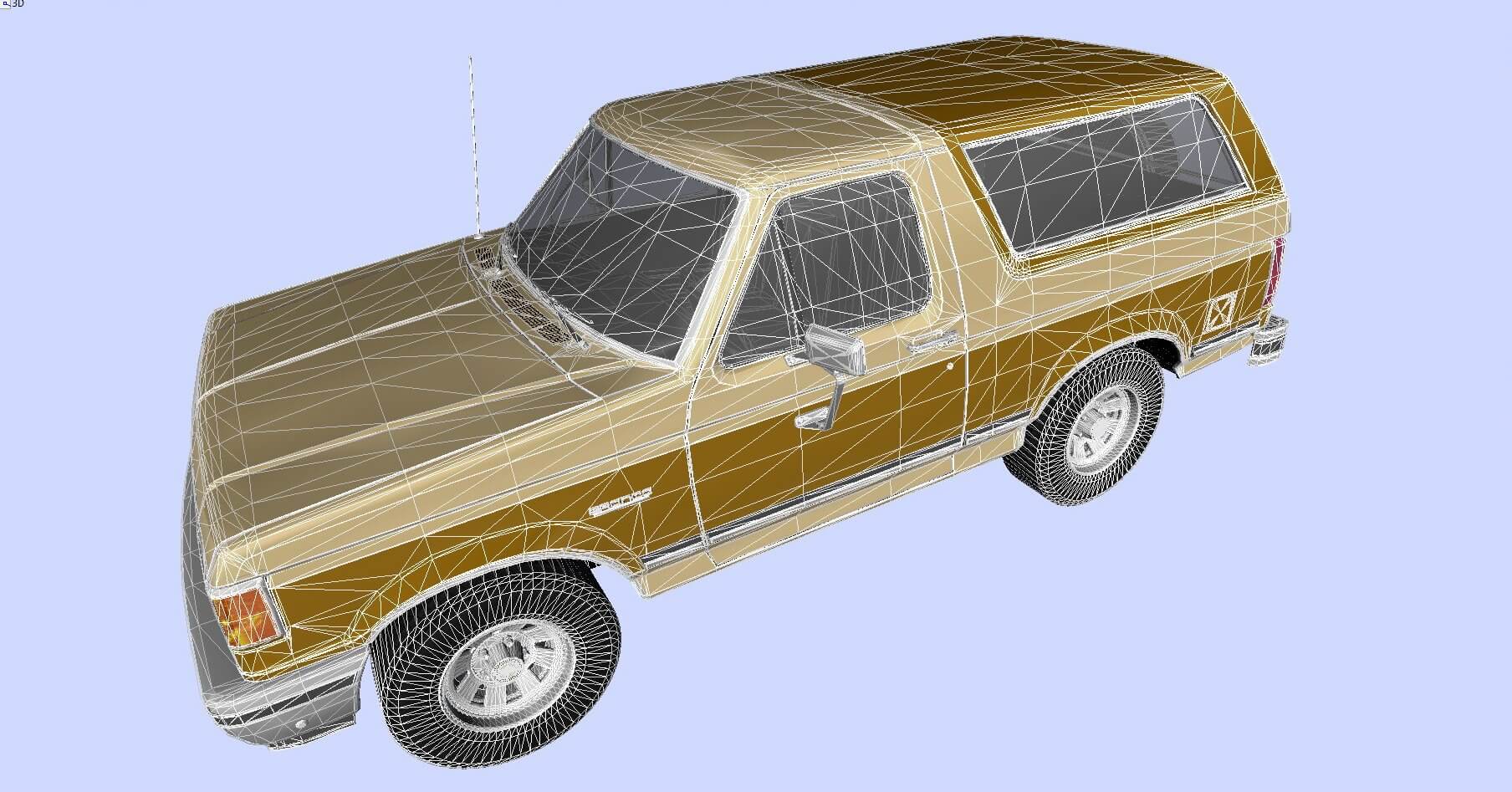 Ford Bronco 1987 - 3D Model by DriverUA