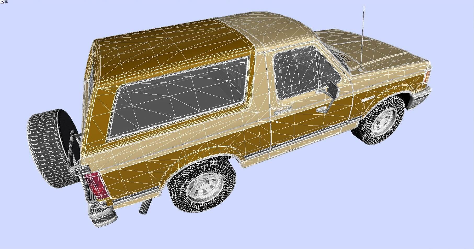 Ford Bronco 1987 - 3D Model by DriverUA