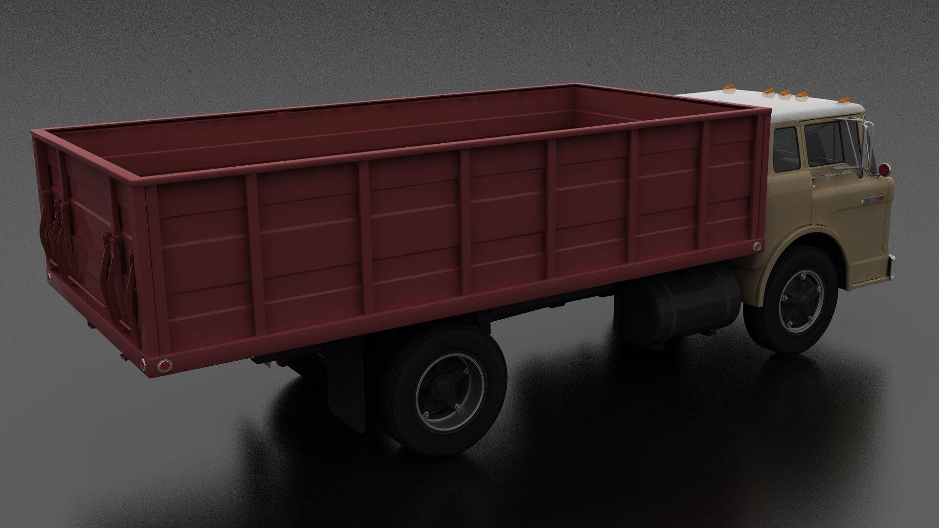 Ford C-Series C-800 Grain Truck 1970 3D Model by DriverUA