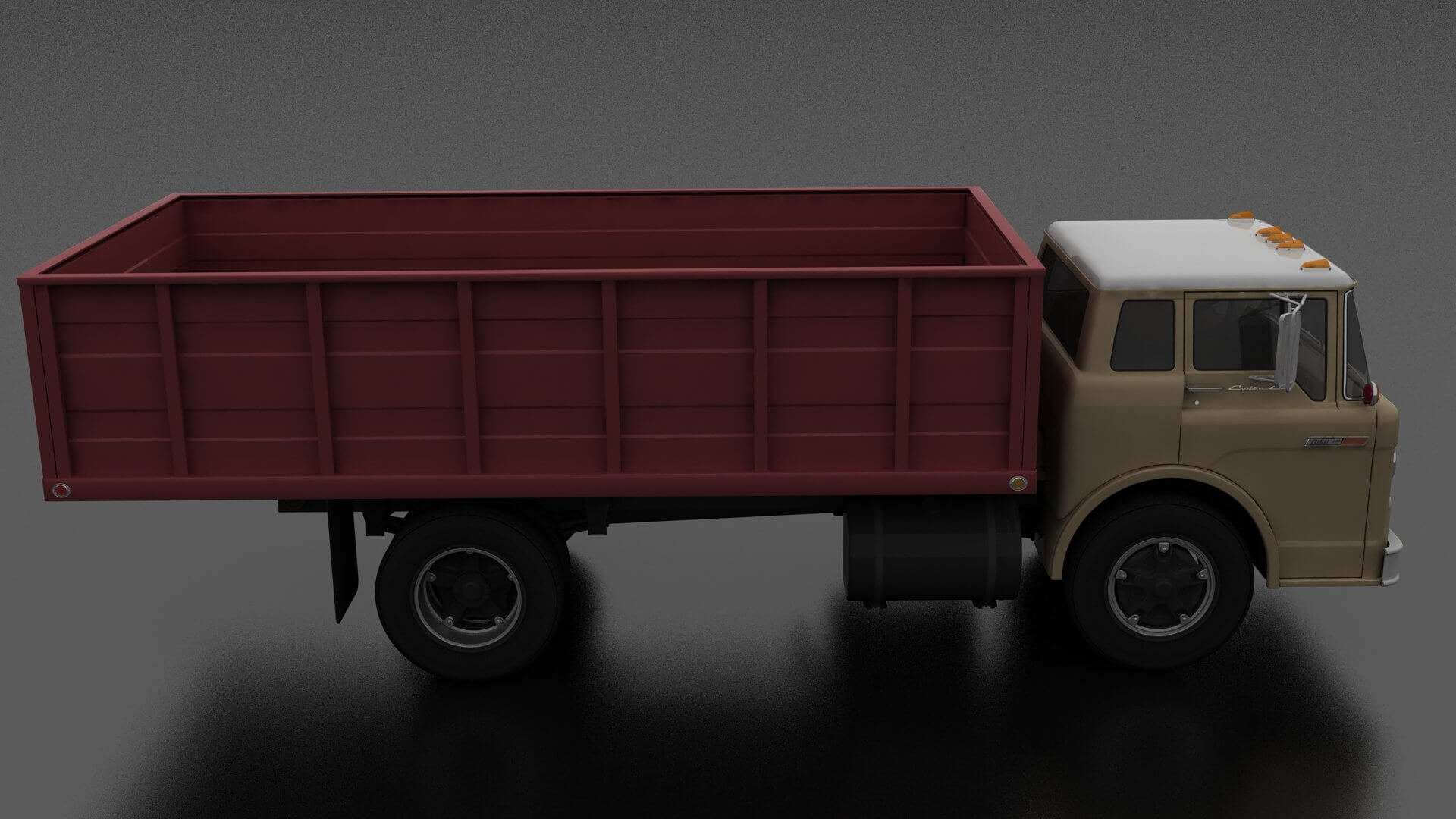 Ford C-Series C-800 Grain Truck 1970 3D Model by DriverUA