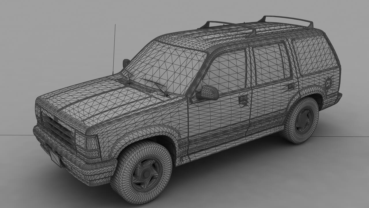 Ford Explorer XLT 1991 - 3D Model by DriverUA