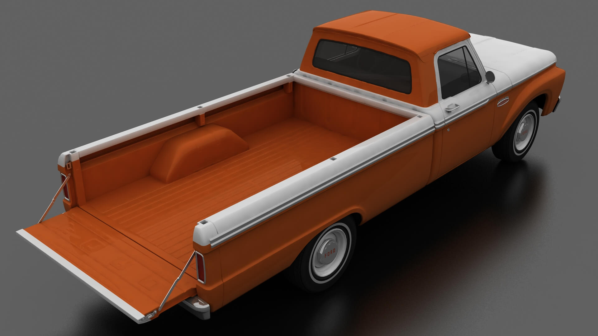 Ford F-Series F-100 Styleside Pickup 3D Model by DriverUA