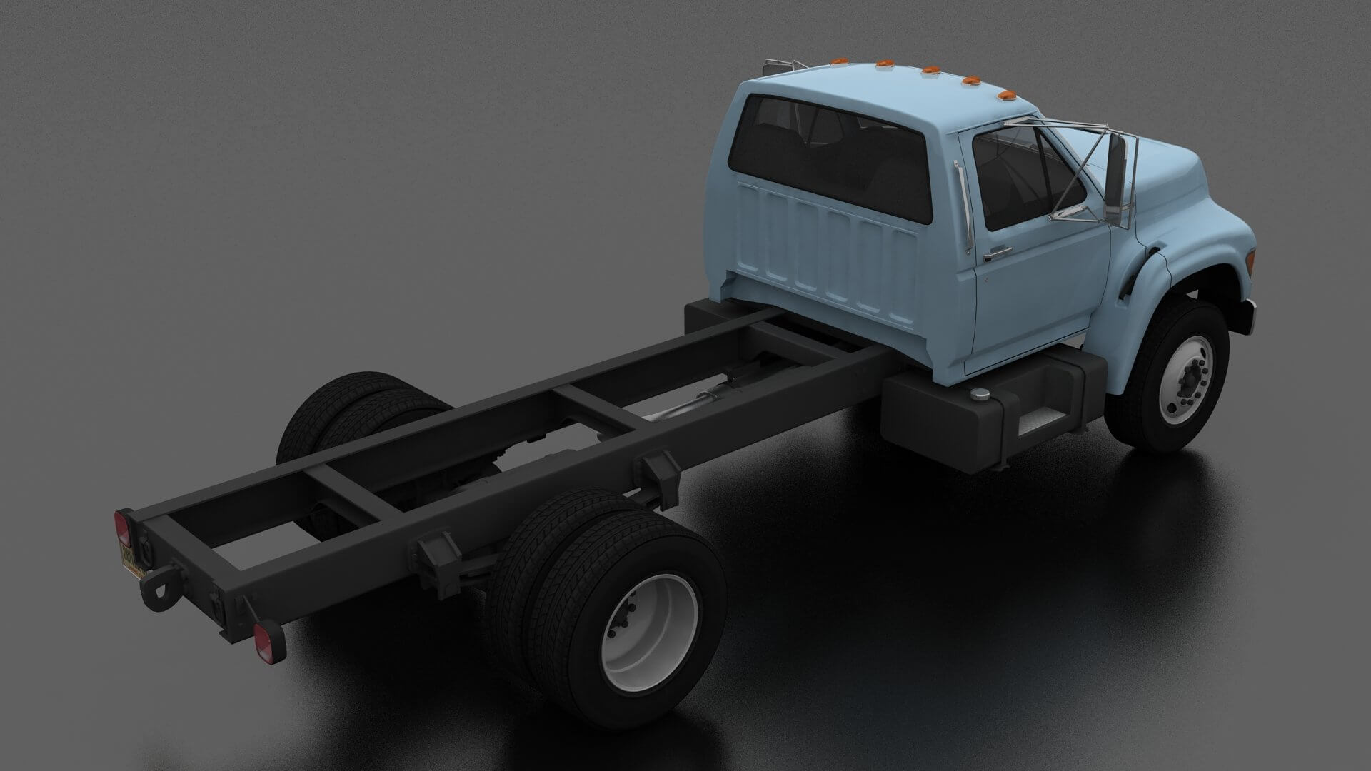 Ford F-Series F-700 Truck Chassis 1995 3D Model by DriverUA