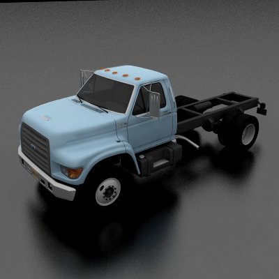 Ford F-Series F-700 Truck Chassis 1995 3D Model by DriverUA