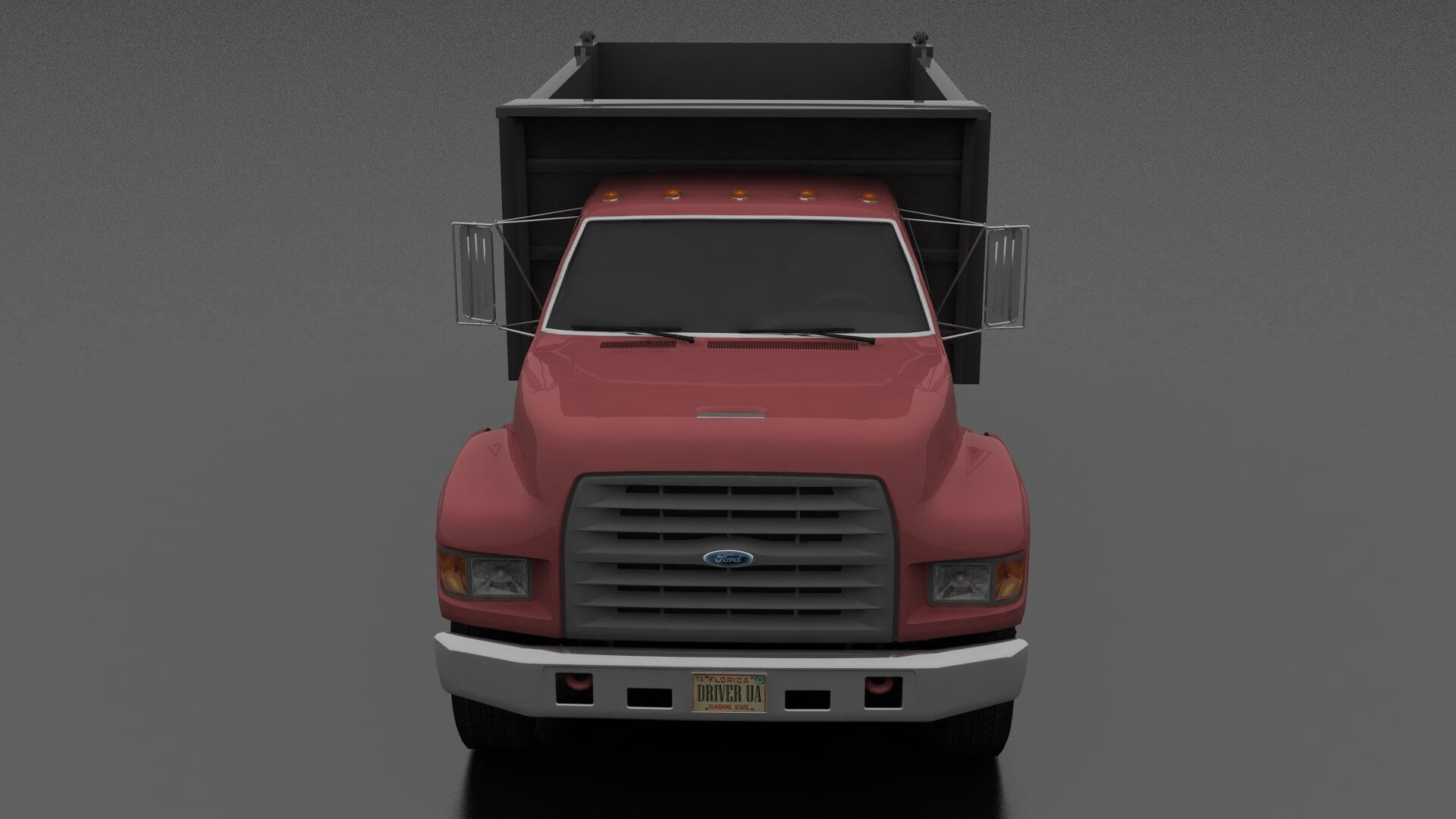 Ford F-Series FT-900 Dump Truck Tandem Axle 1995 3D Model by DriverUA