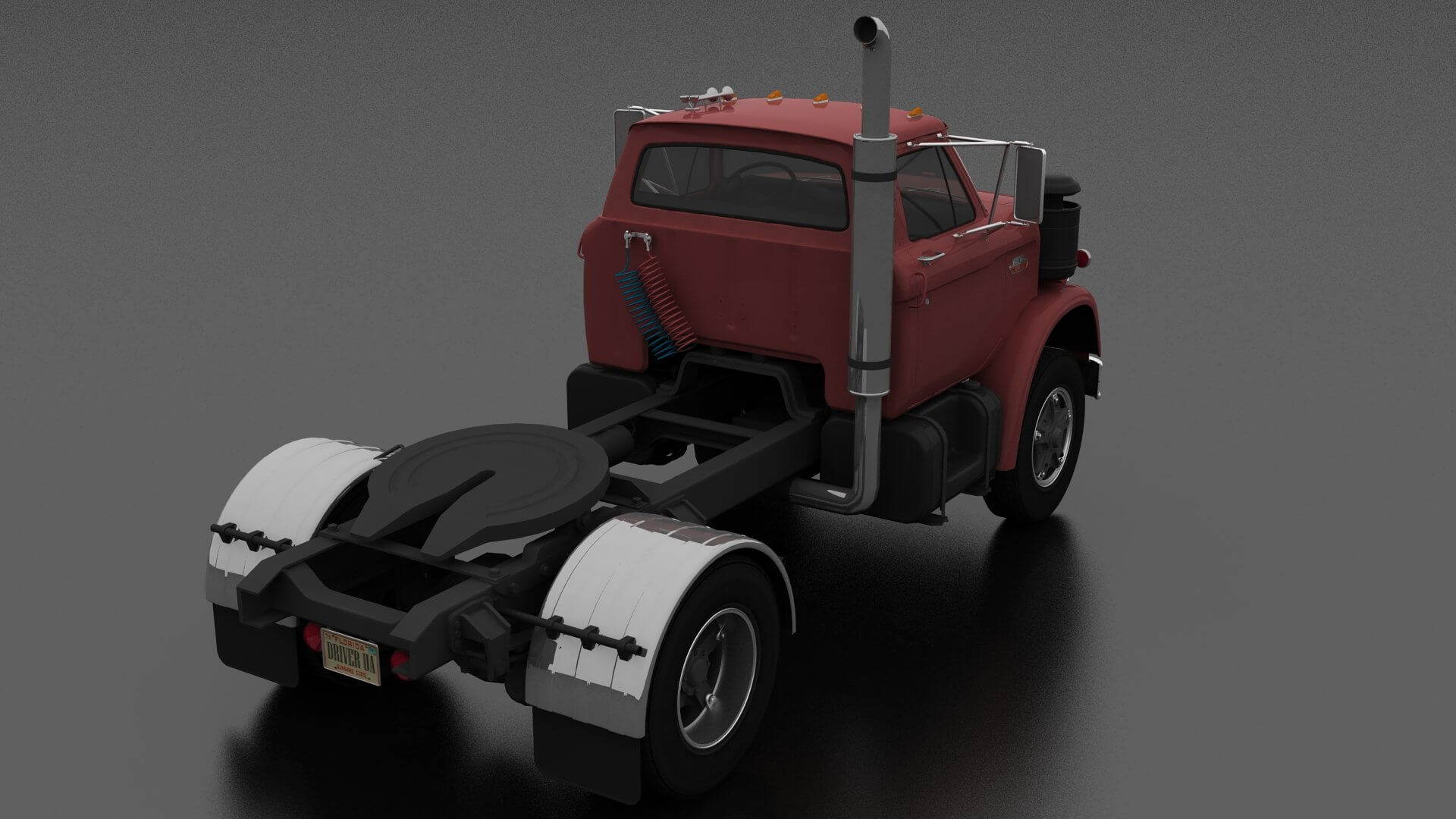 Ford N-Series N-950-D Semi Truck 1963 3D Model by DriverUA