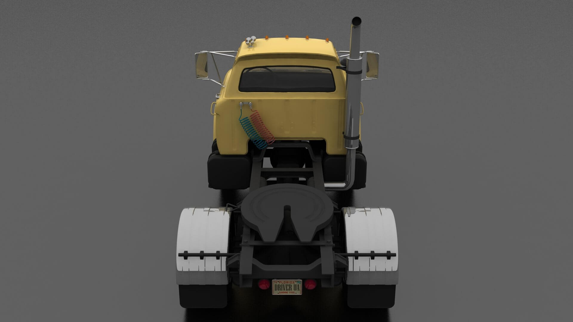 Ford N-Series N-950-D Semi Truck 1966 3D Model by DriverUA