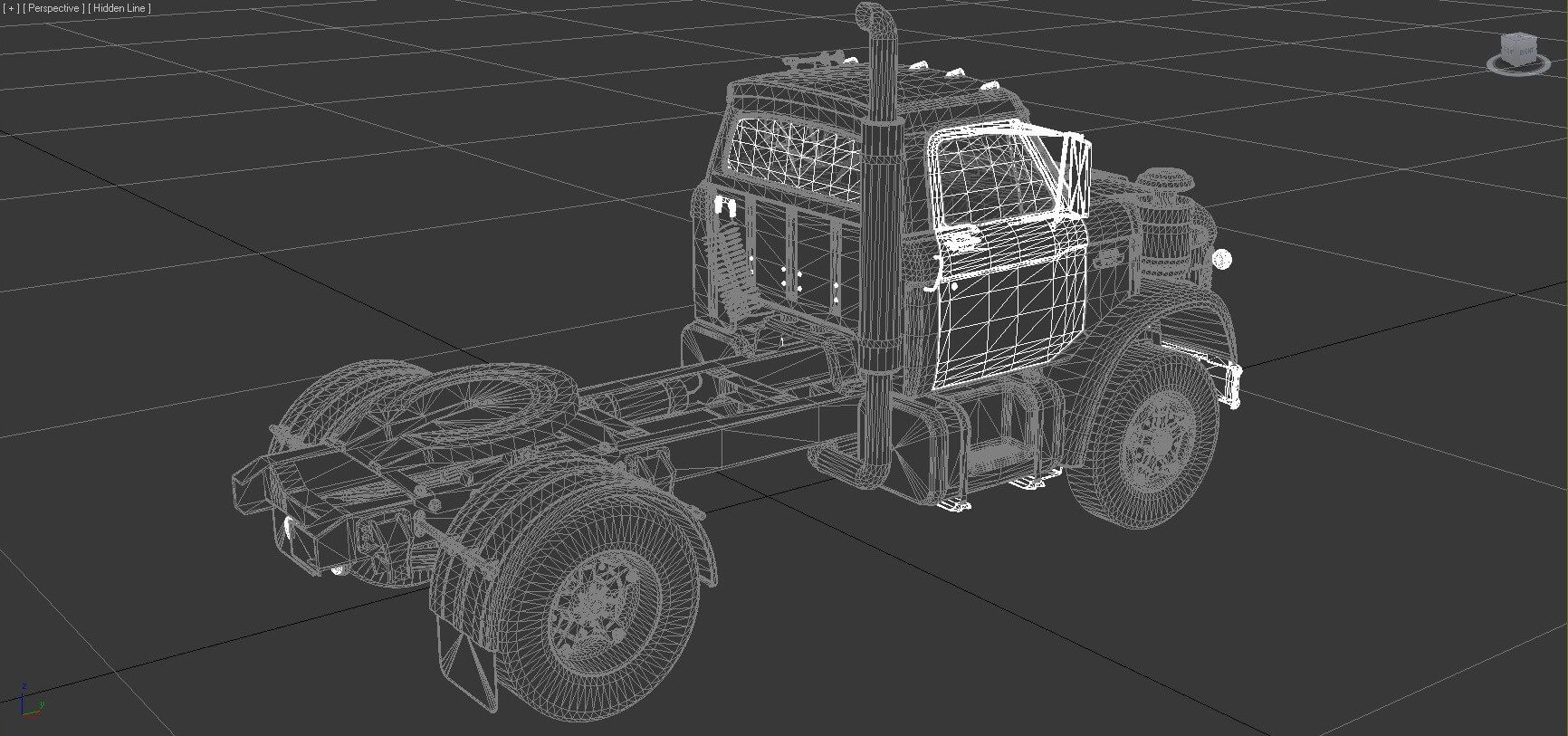 Ford N-Series N-950-D Semi Truck 1966 3D Model by DriverUA