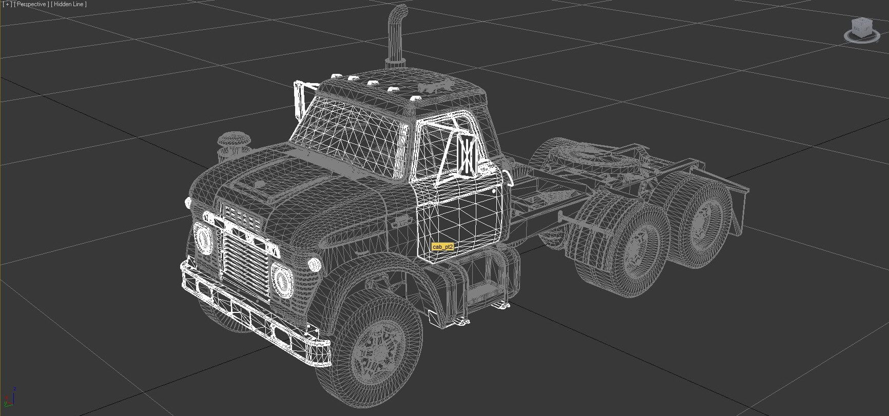 Ford N-Series NT-950-D Semi Truck 1966 3D Model by DriverUA