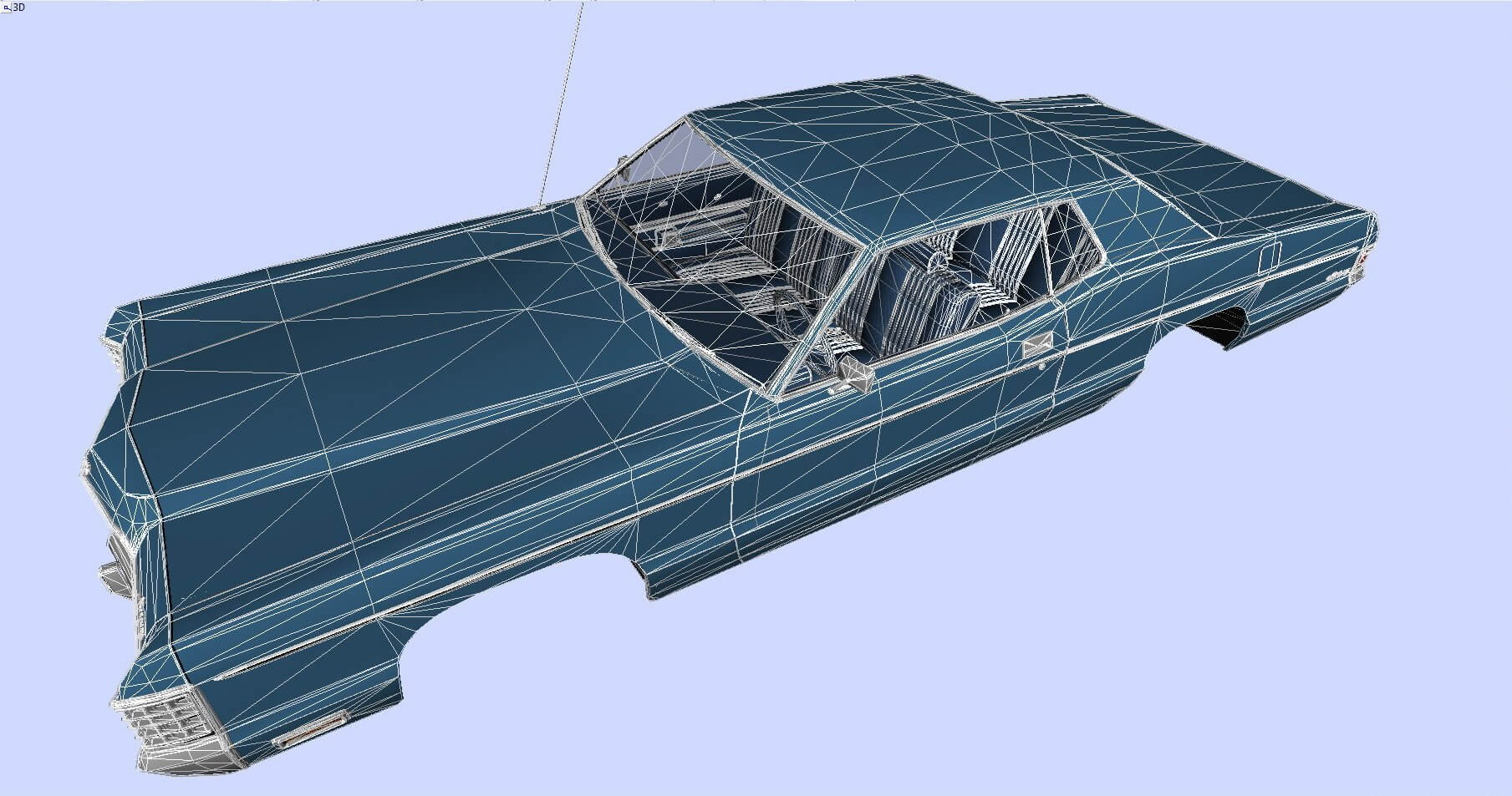 Mercury Monterey 2dr Hardtop 1972 - 3D Model by DriverUA