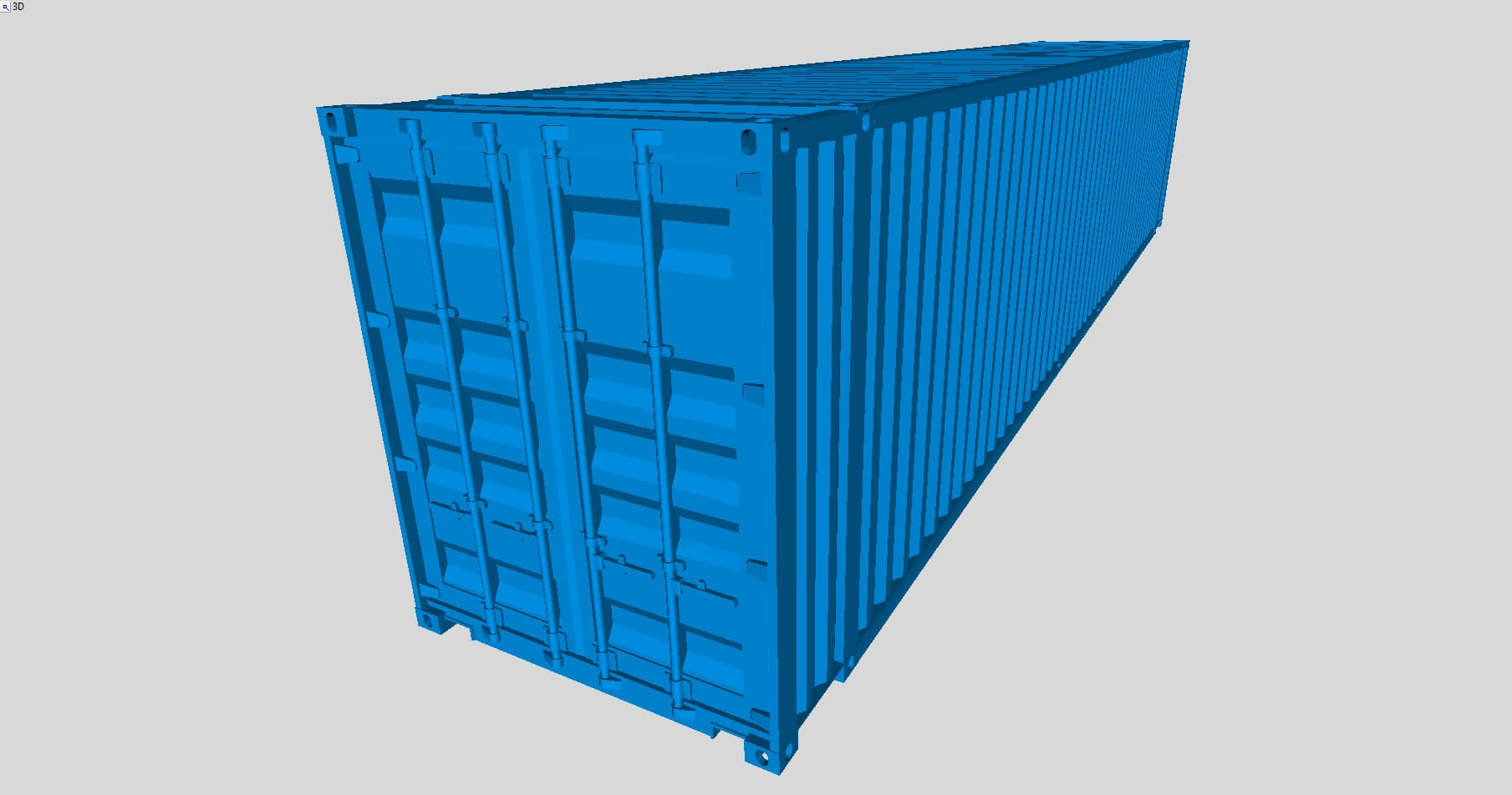 Printable Shipping Containers for H0 Scale Railroad - 3D Model by DriverUA