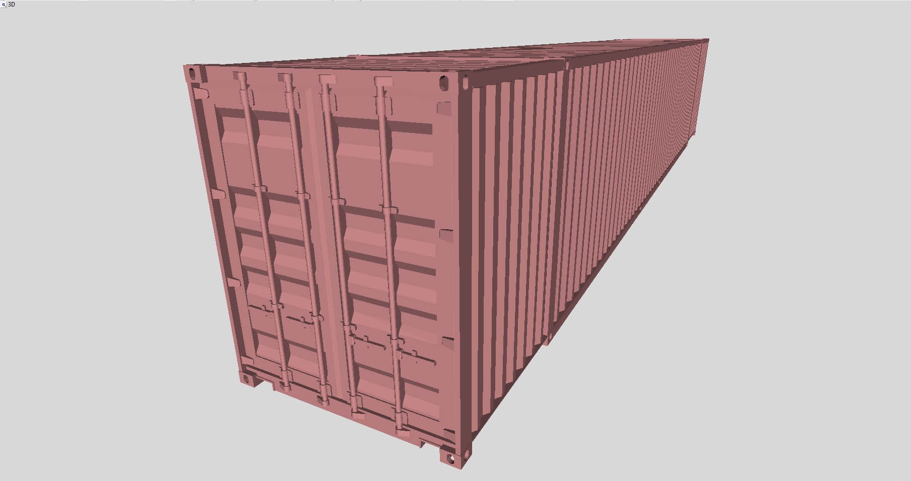 Printable Shipping Containers for H0 Scale Railroad - 3D Model by DriverUA