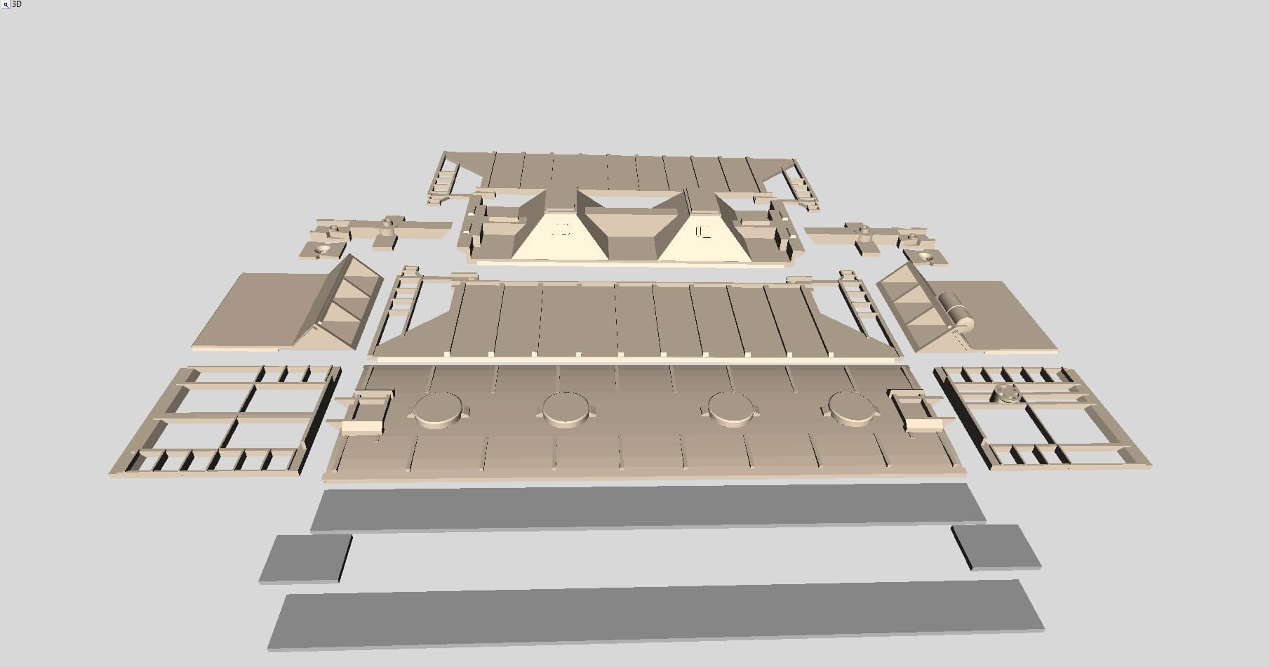 Trinity 2-Bay 37 Ft. CH-100-63 Covered Hopper in H0 Scale 3D Model by ...