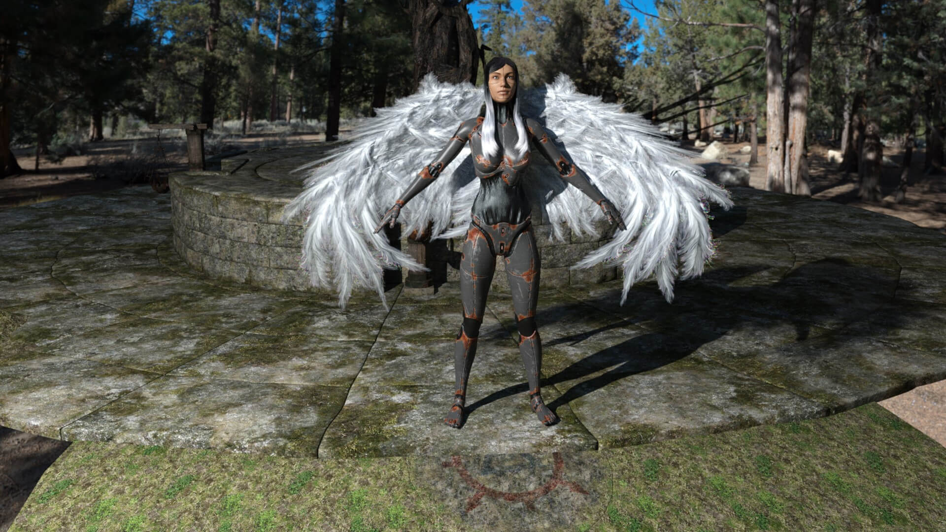 Angelbot by drjivago | RenderHub Wallpapers