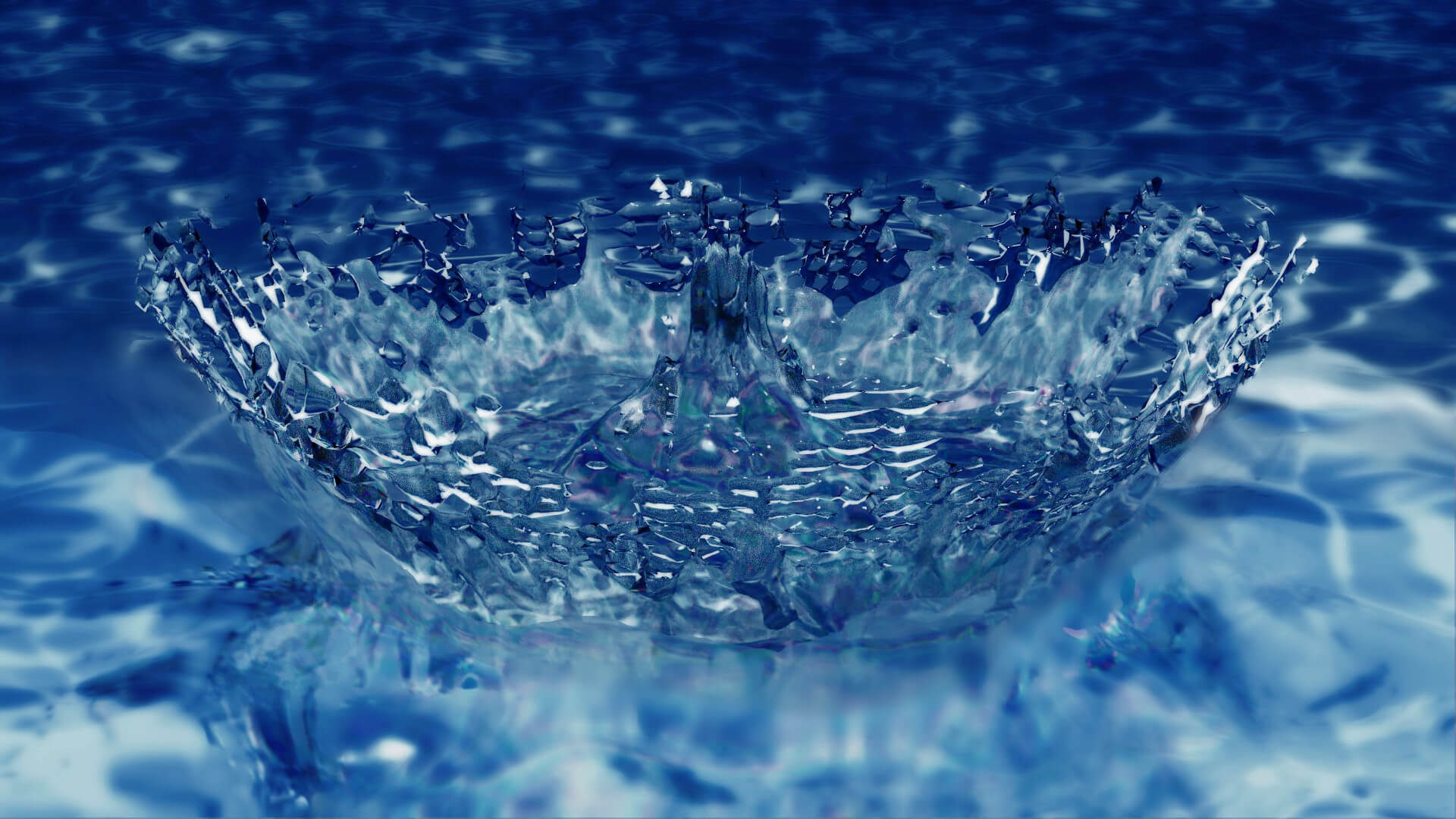 Splash! 3D Render, Digital Art by drjivago