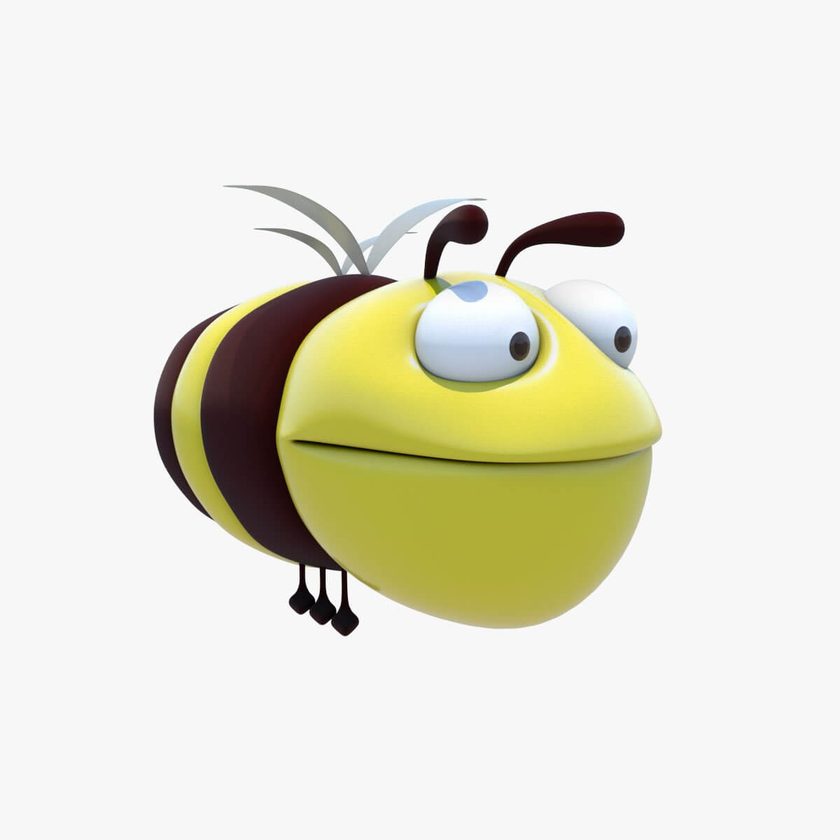 Cartoon Bee - 3D Model by drking77
