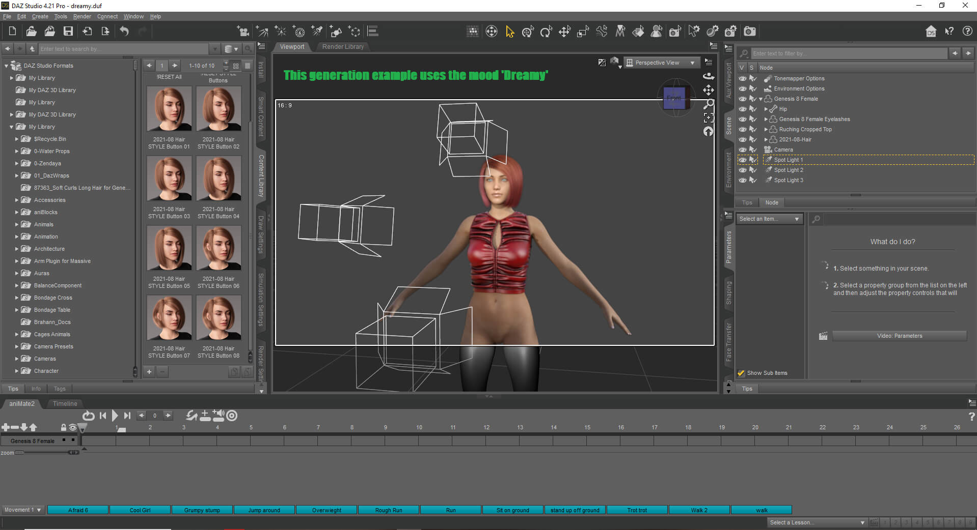 DAZ3D Studio Groq AI Based Light Set Generator - Daz Content by DrMorphGTS