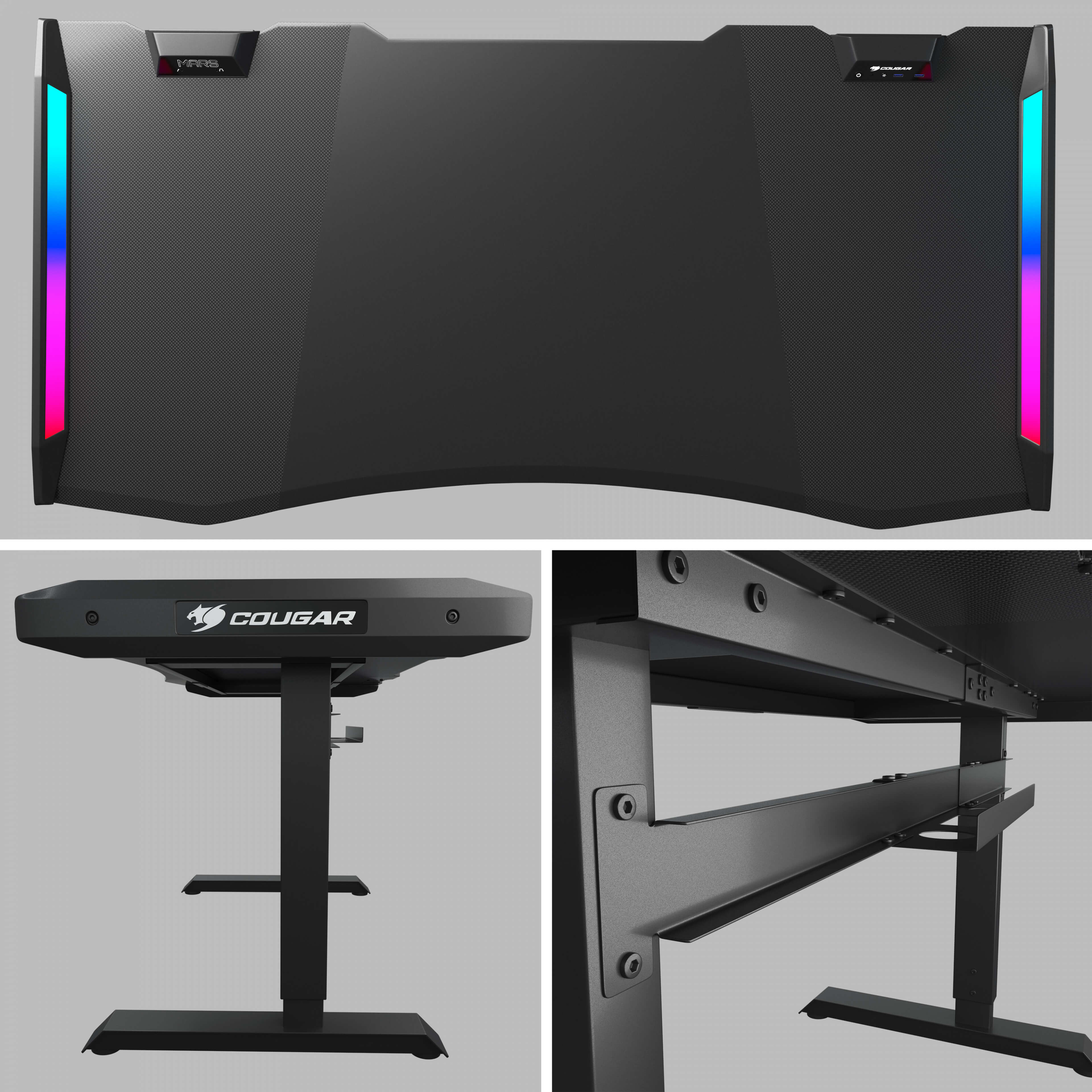 Cougar Mars Gaming Desk - 3D Model by DRoNWiN