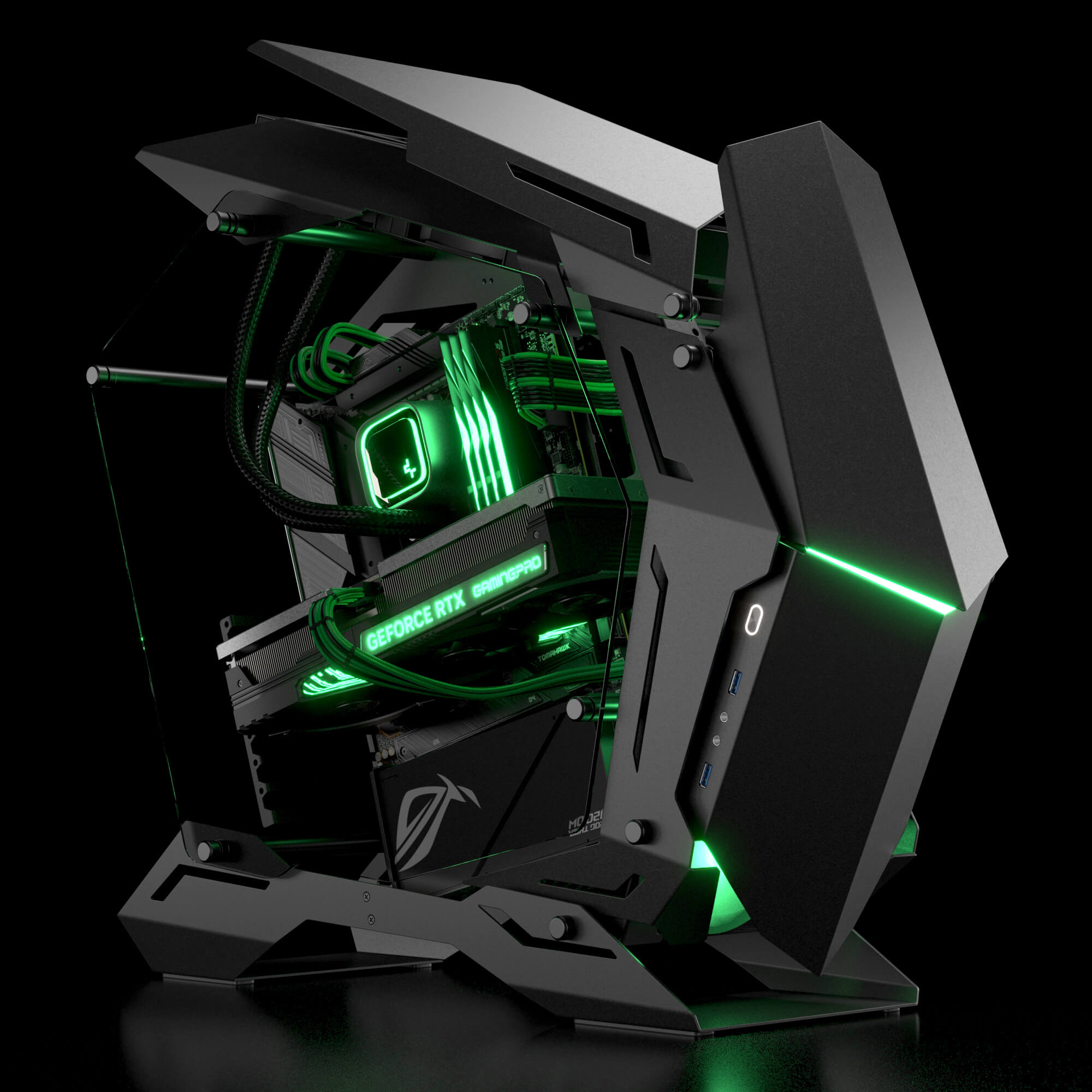 Mod 3 Gaming PC - 3D Model by DRoNWiN