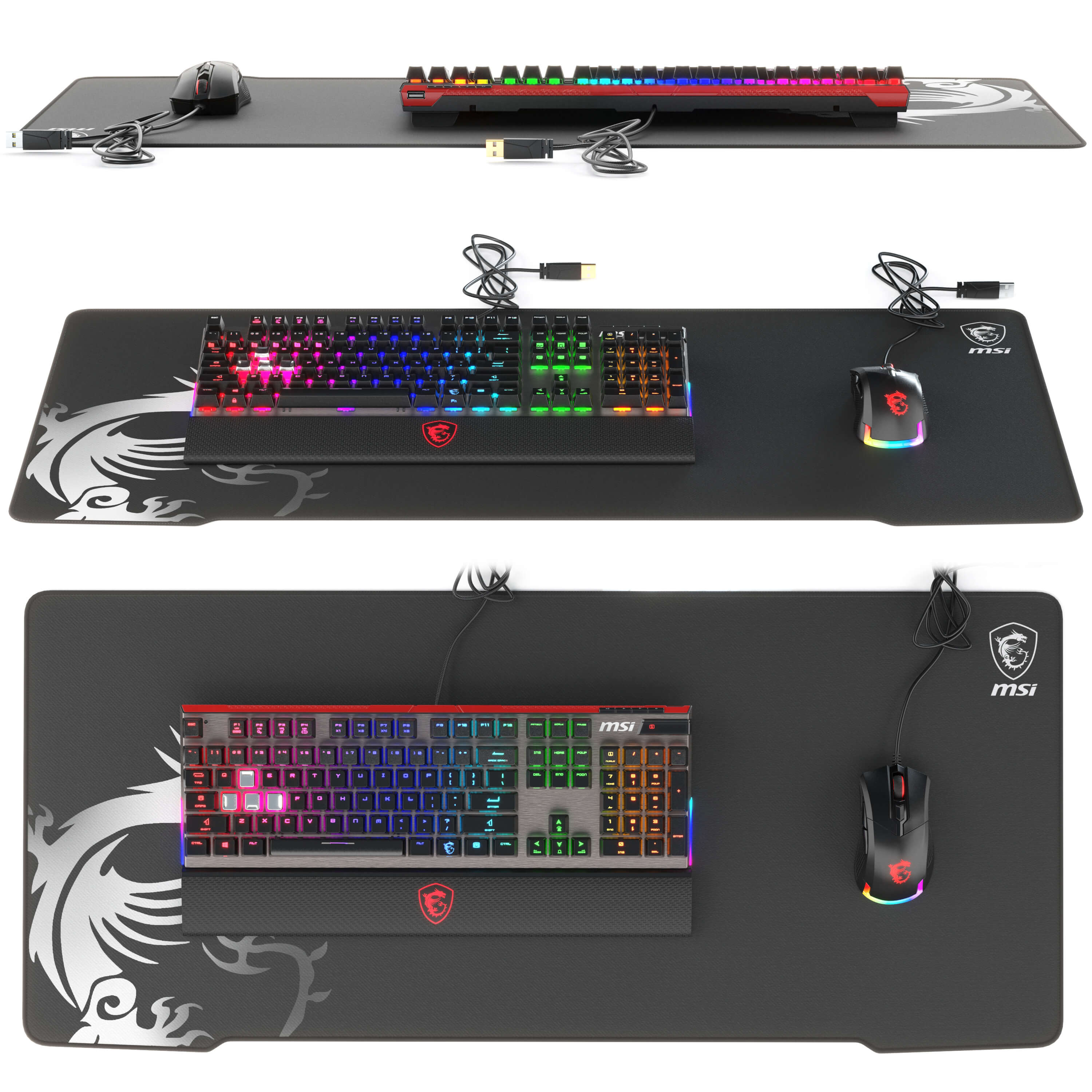 MSI Gaming Set - 3D Model by DRoNWiN