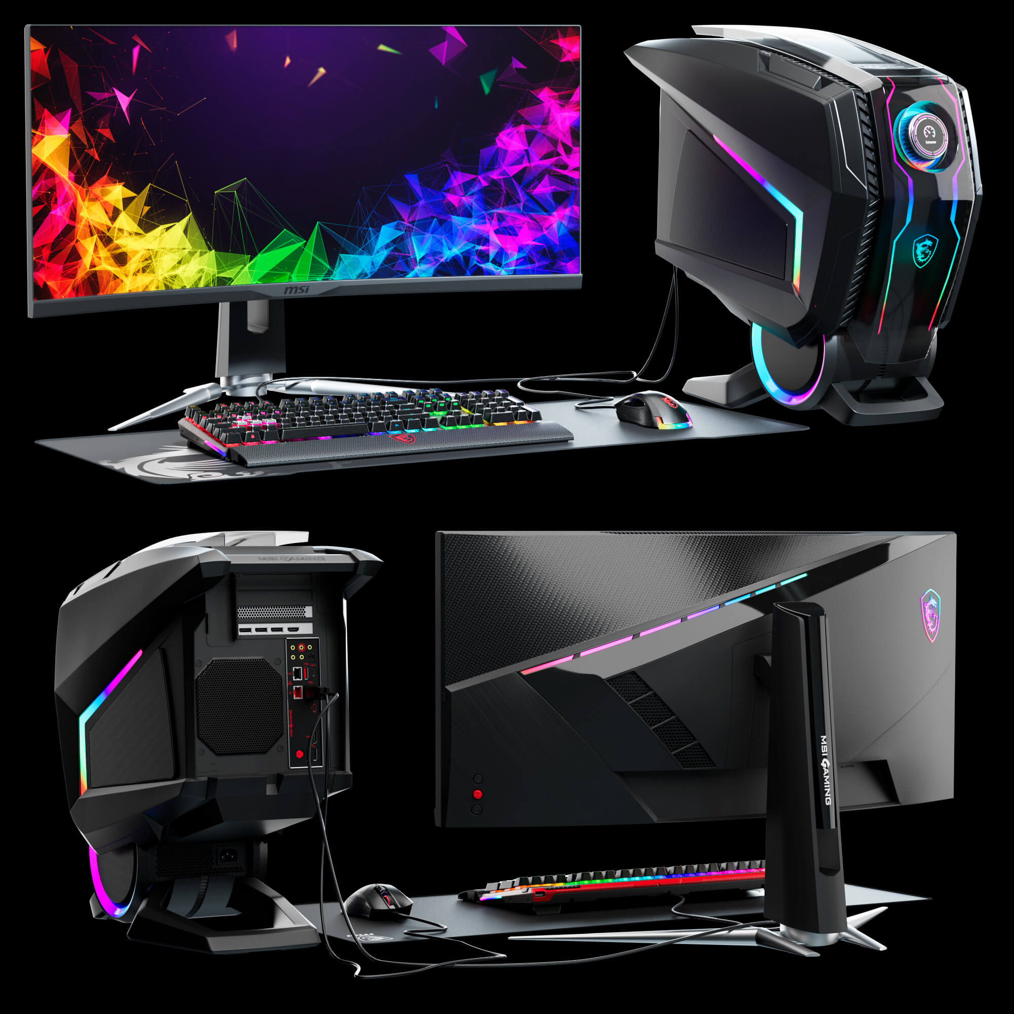 PC Gamer Set 3 - 3D Model by DRoNWiN